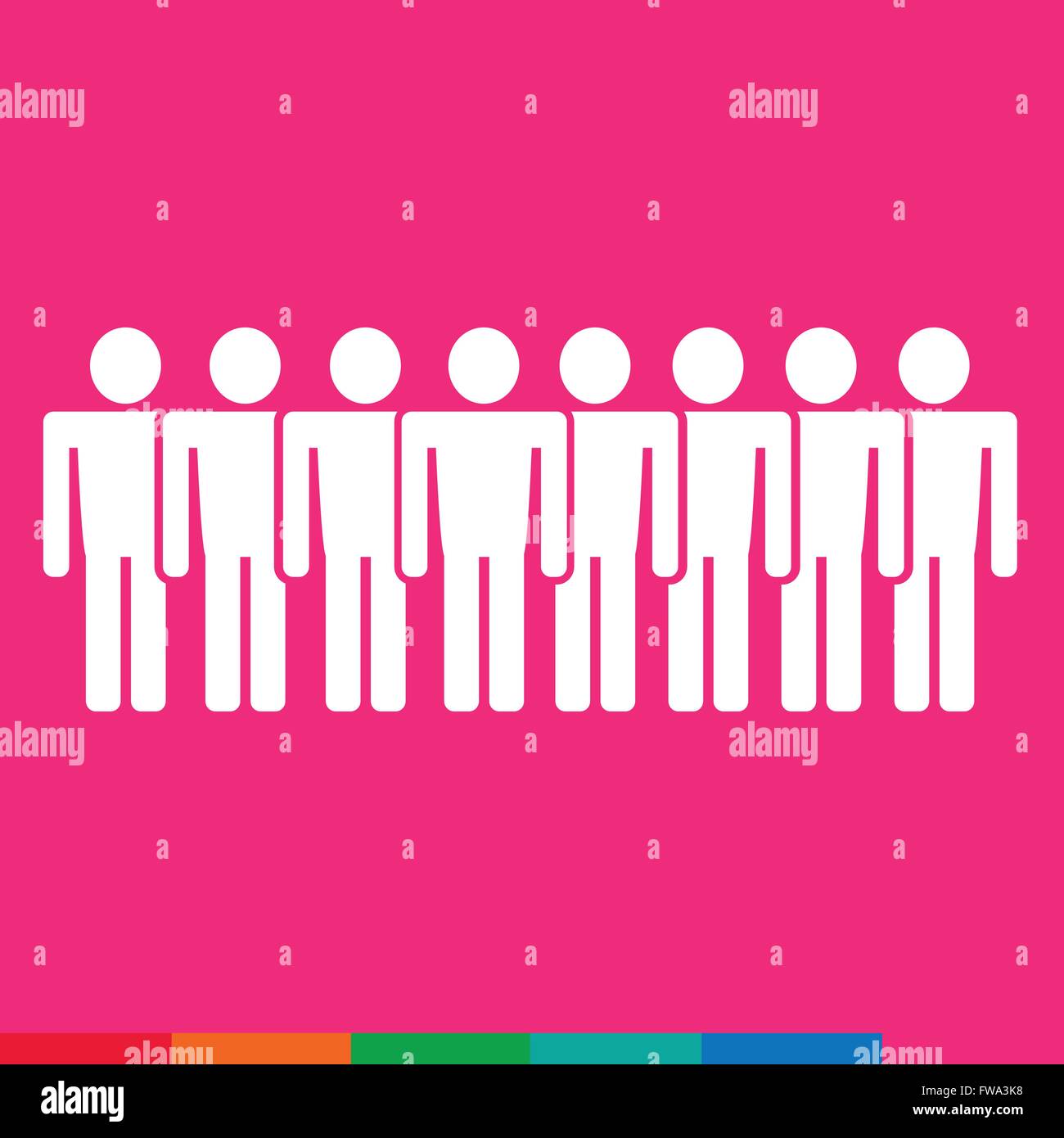 Population People Icon Illustration design Stock Vector Image & Art - Alamy