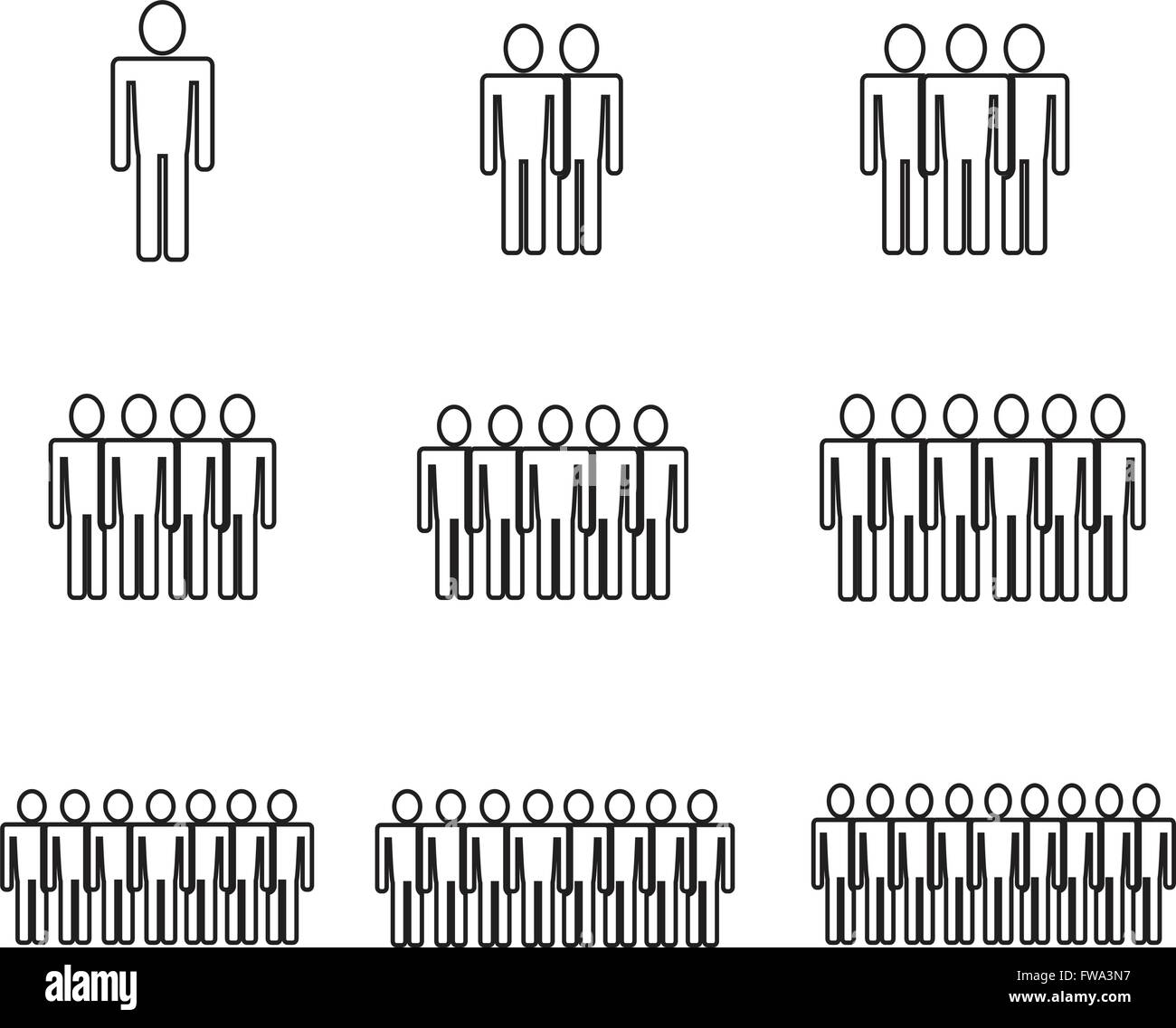 Population People Icon Illustration design Stock Vector Image & Art - Alamy