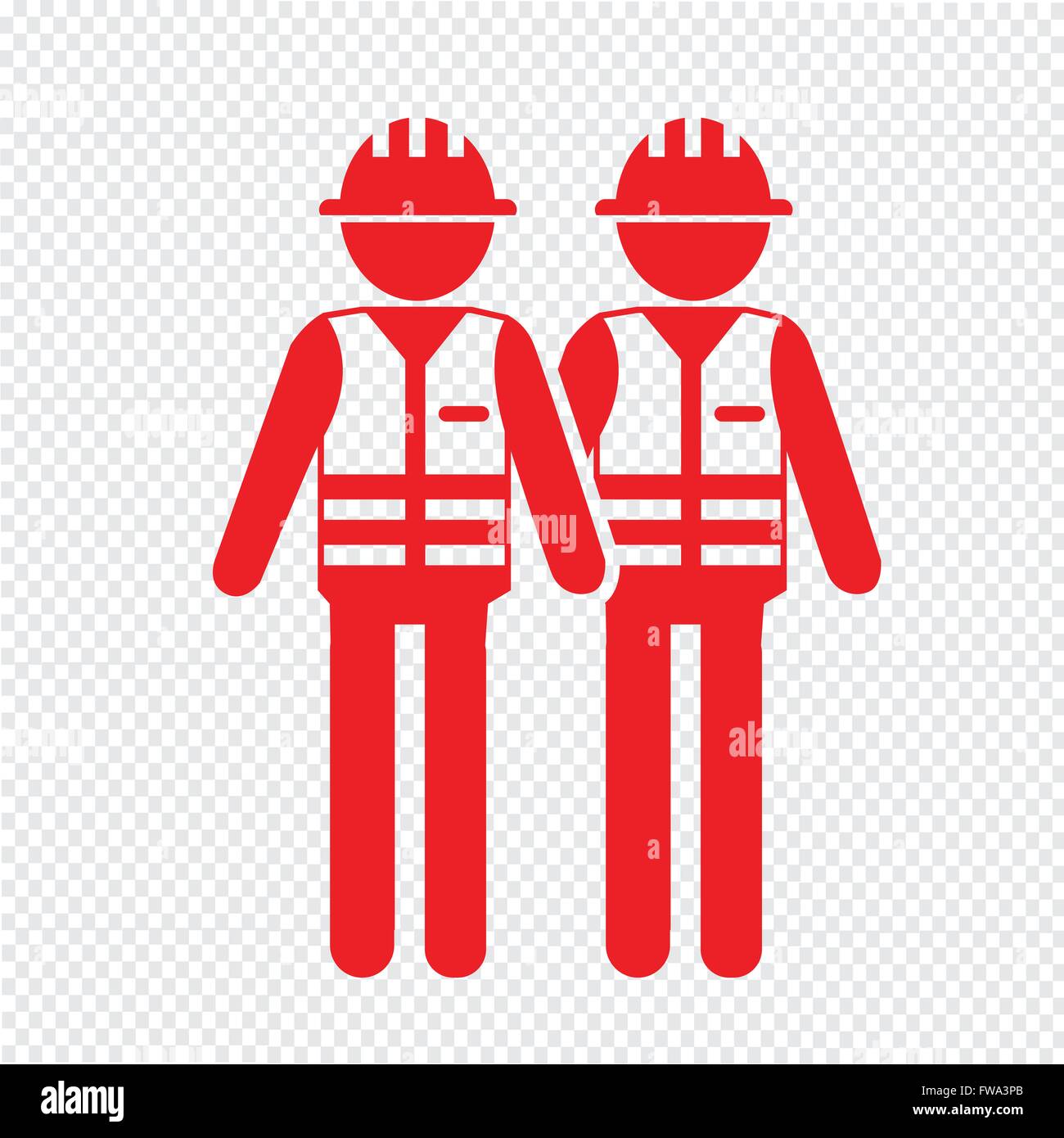 Construction Worker People Icon Illustration design Stock Vector Image ...