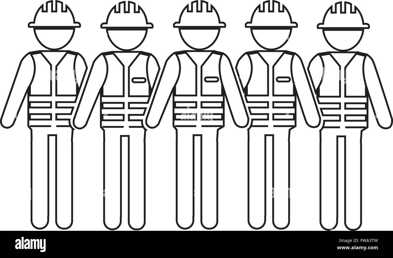 Construction Worker People Icon Illustration design Stock Vector Image ...