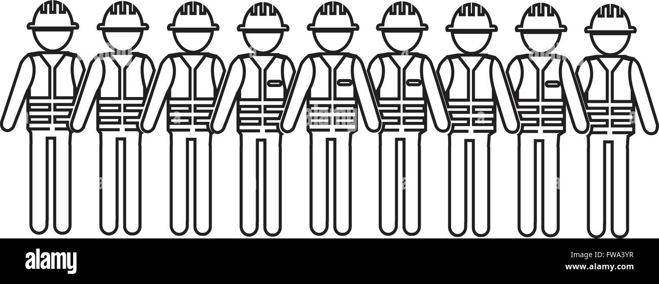 Construction Worker People Icon Illustration design Stock Vector Image ...