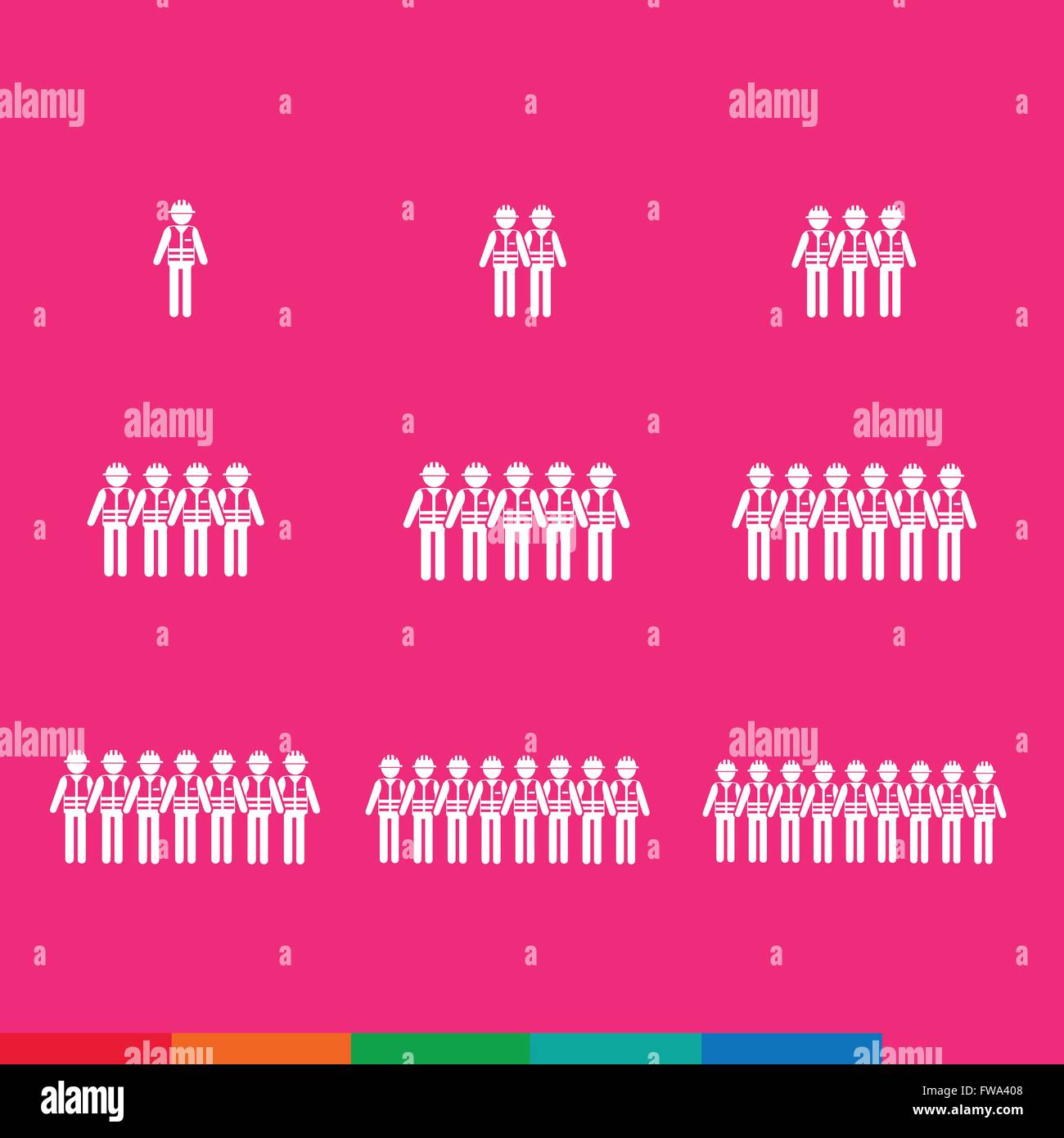 Construction Worker People Icon Illustration design Stock Vector Image ...