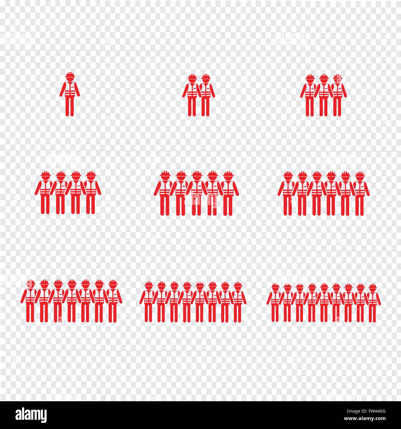 Construction Worker People Icon Illustration design Stock Vector Image ...