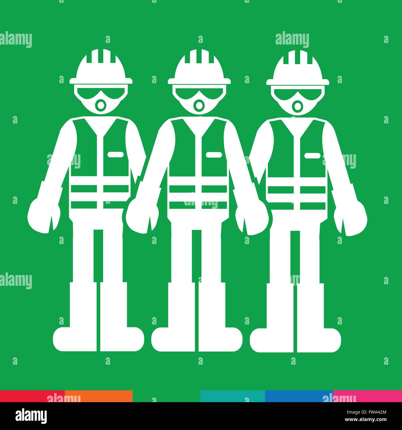 Construction Worker People Icon Illustration design Stock Vector Image ...