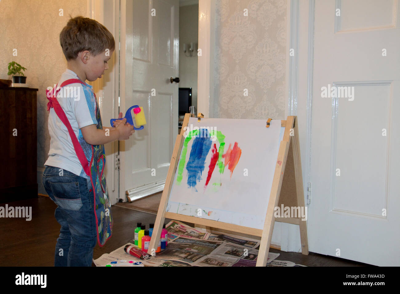 3 colour painting hi-res stock photography and images - Alamy