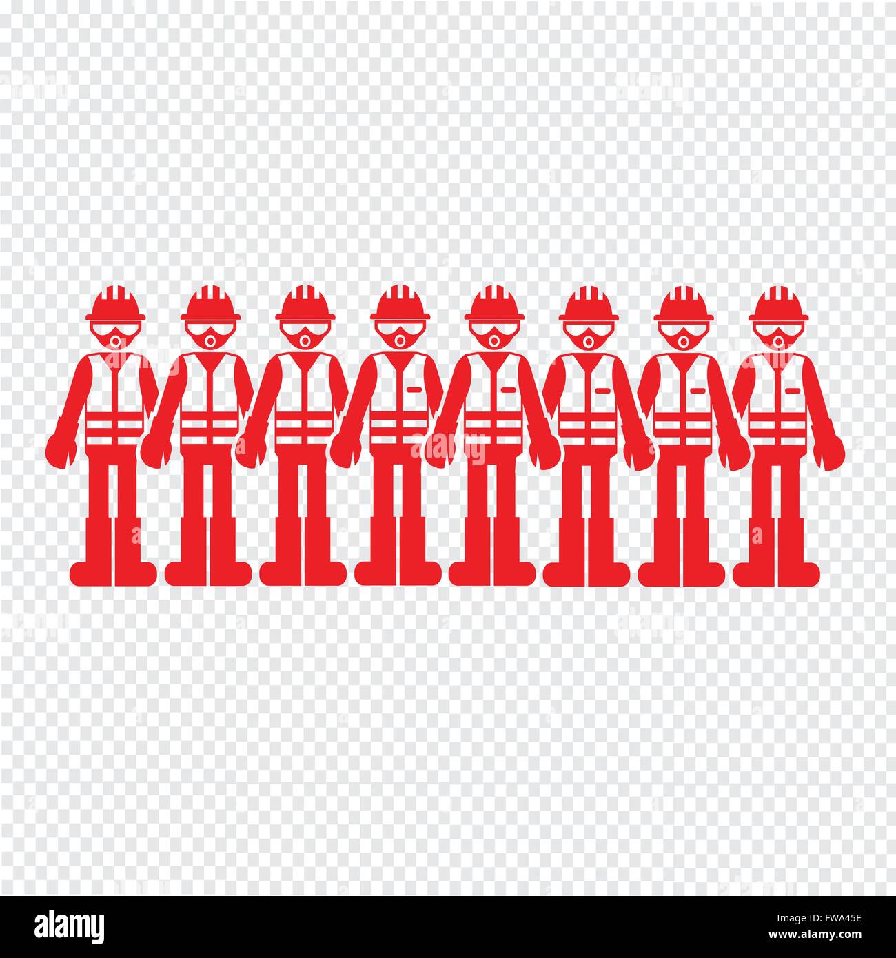 Construction Worker People Icon Illustration design Stock Vector Image ...