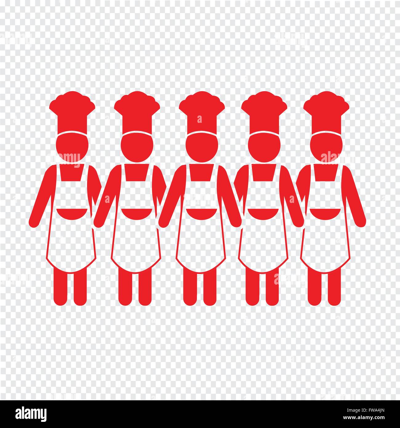 Cooking Chef people Icon Illustration design Stock Vector Image & Art ...