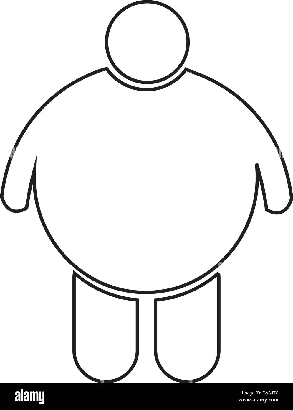 Paunchy man Stock Vector Images - Alamy