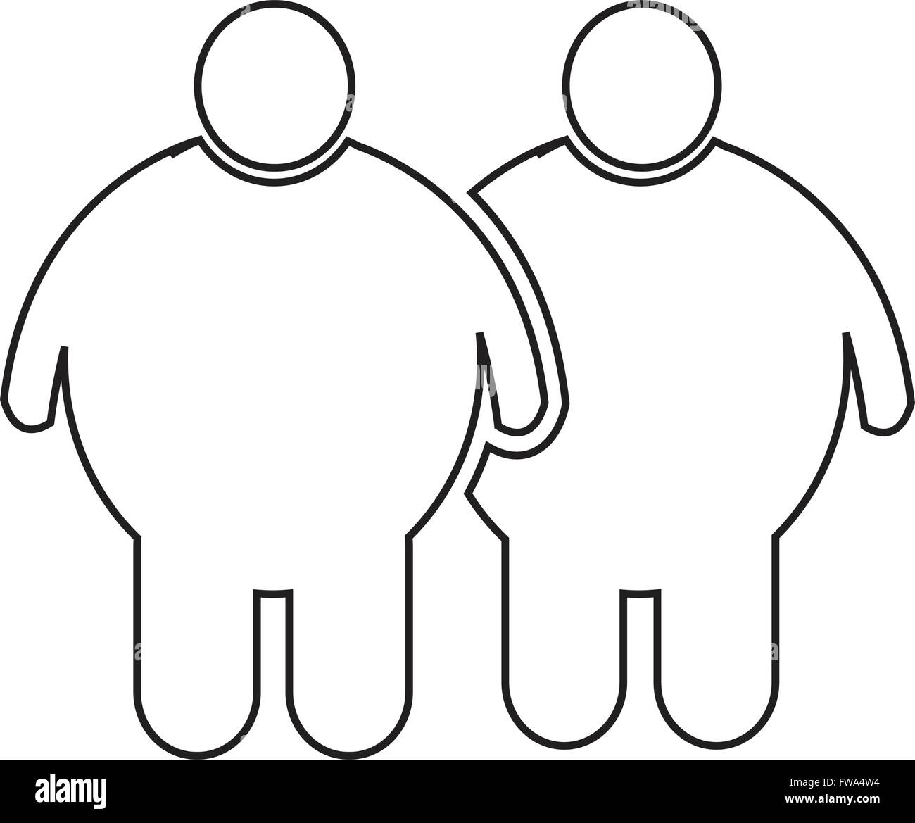 Paunchy man Stock Vector Images - Alamy