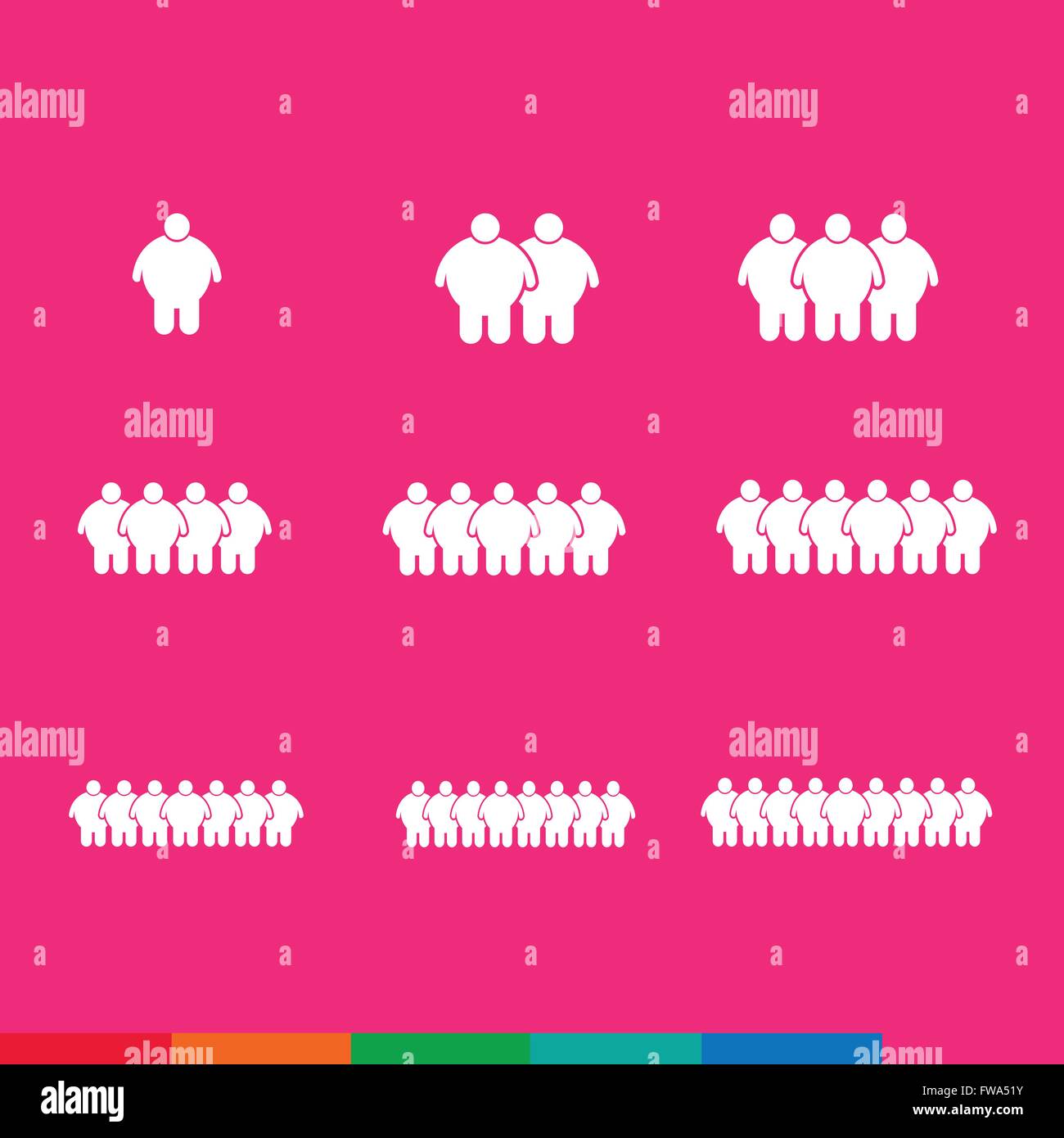 Fat slob Stock Vector Images - Alamy