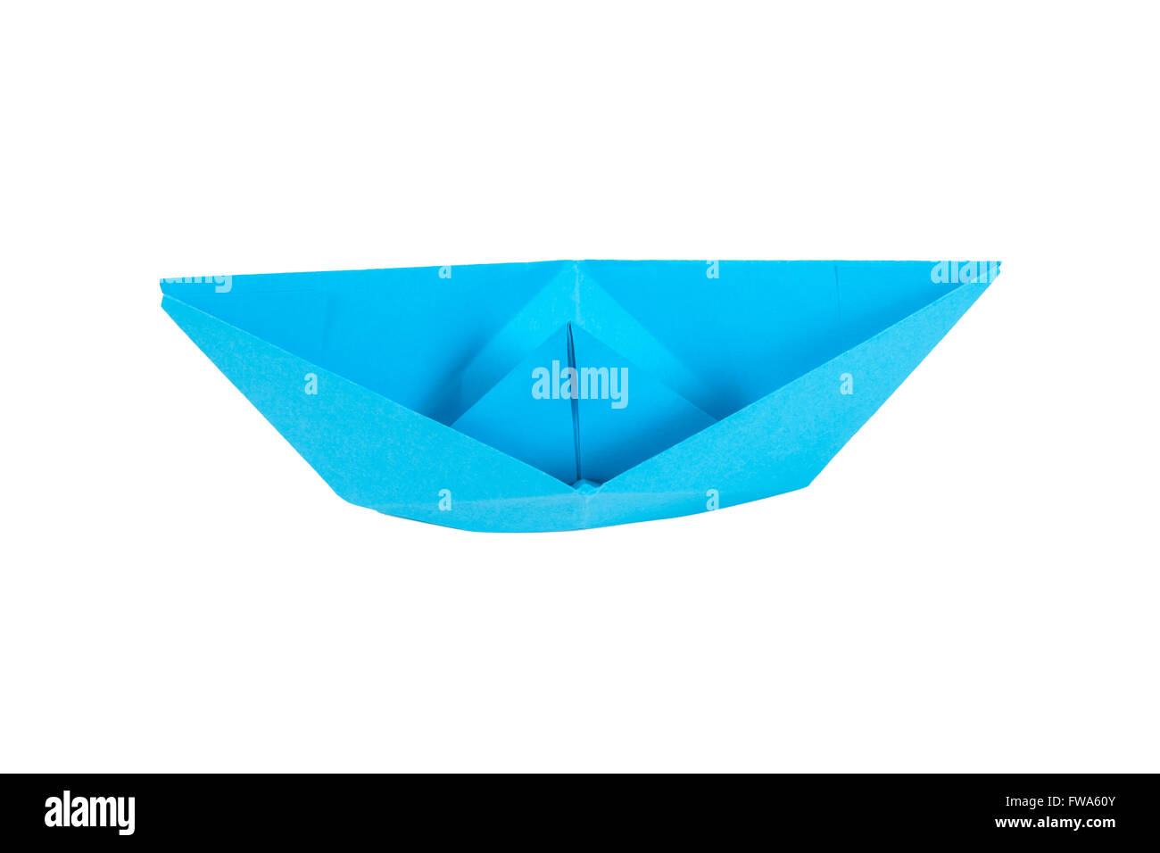 Paper ship isolated Stock Photo - Alamy