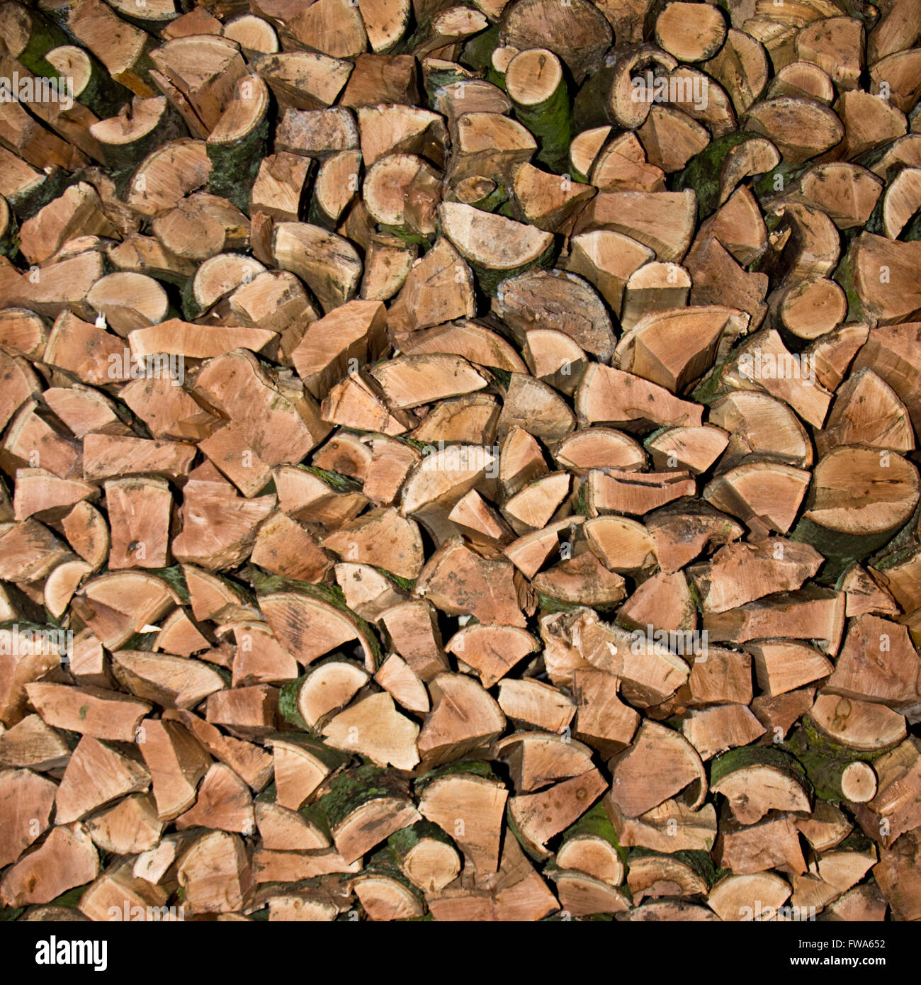 Logs for firewood Stock Photo - Alamy