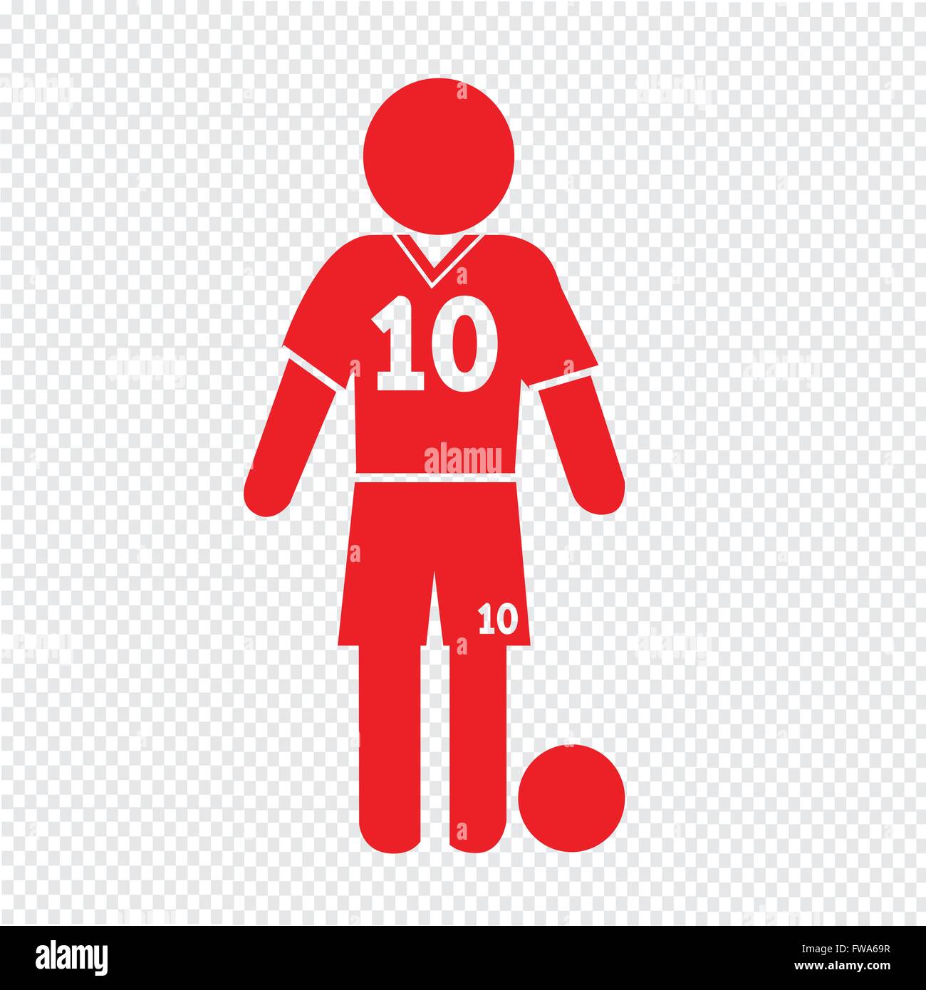 Football Soccer Player Icon Illustration design Stock Vector Image ...