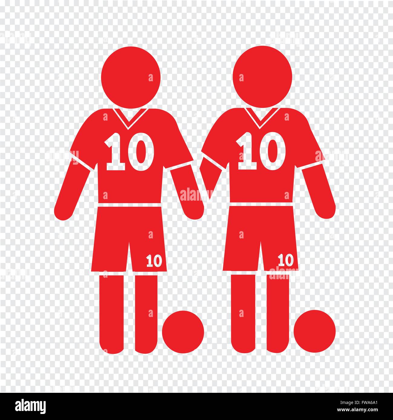 Football Soccer Player Icon Illustration design Stock Vector Image ...