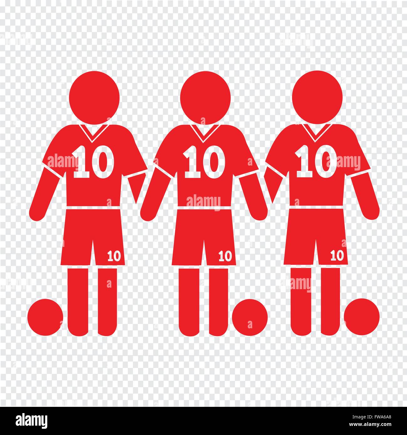 Football Soccer Player Icon Illustration design Stock Vector Image ...