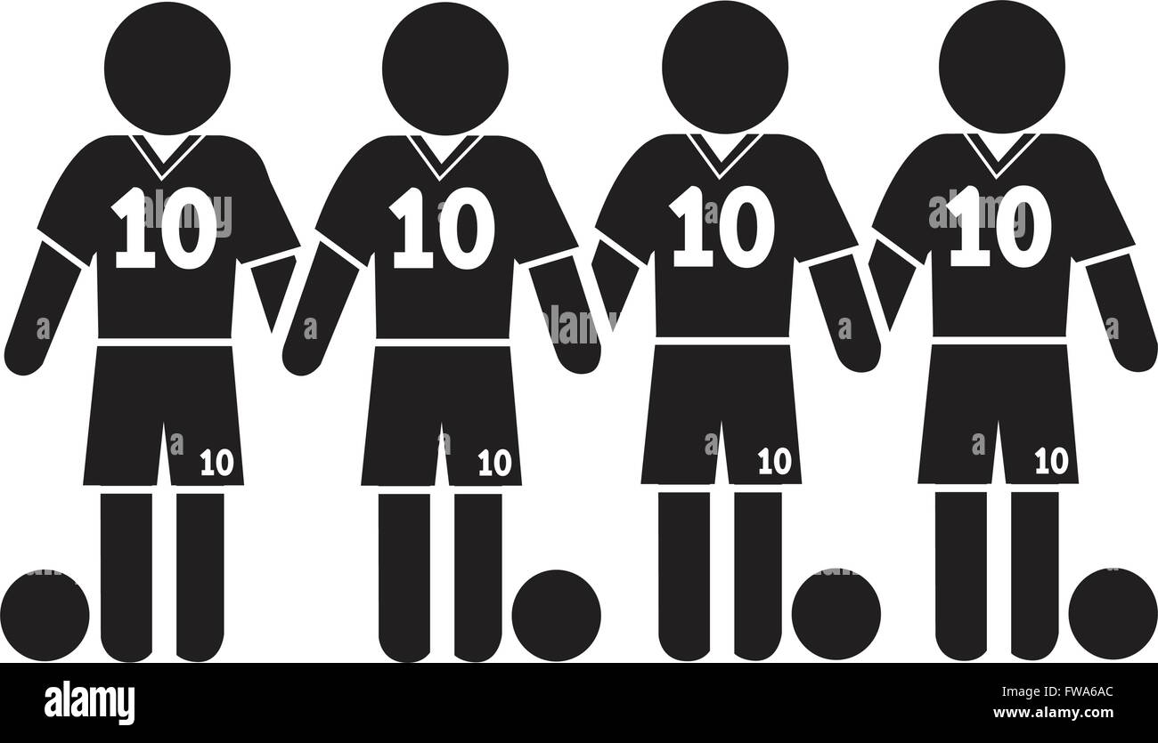 Football Soccer Player Icon Illustration design Stock Vector Image ...