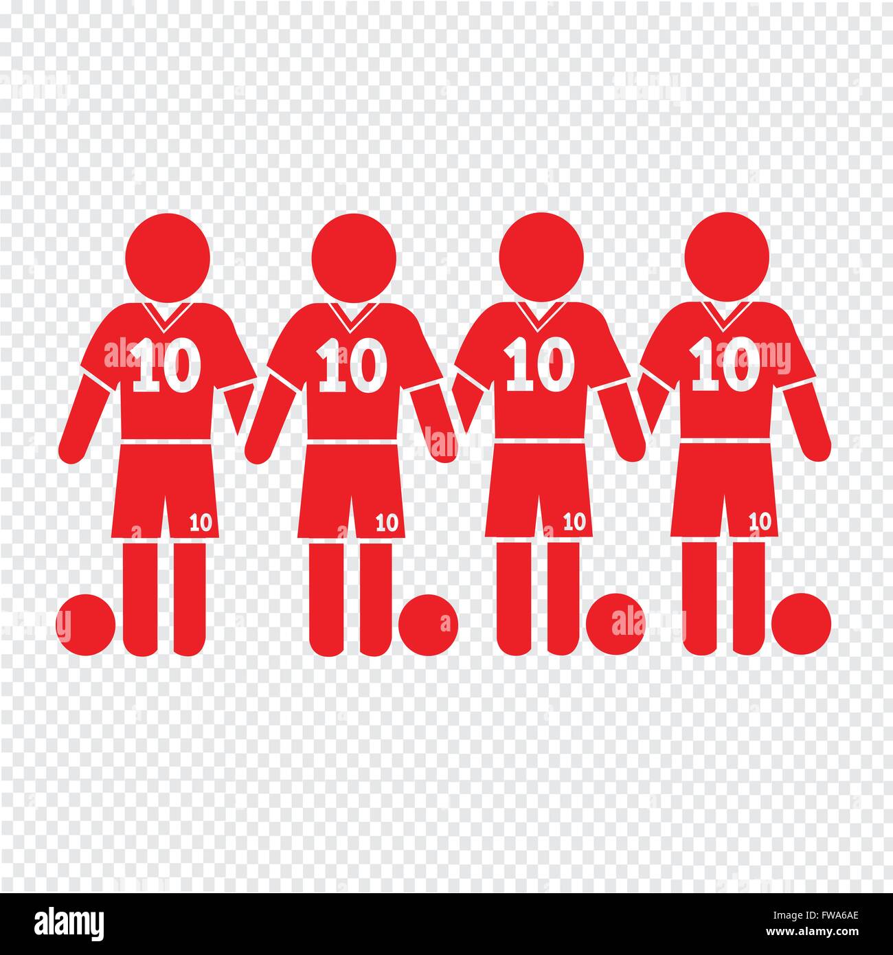 Football Soccer Player Icon Illustration design Stock Vector Image ...