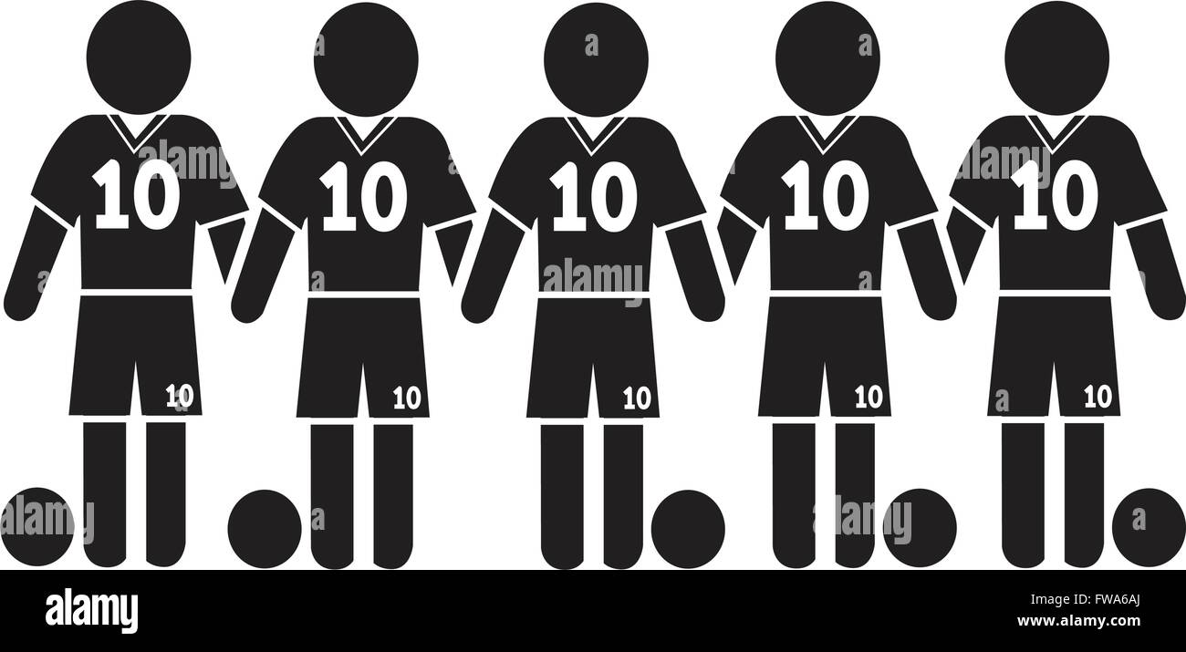 Football Soccer Player Icon Illustration design Stock Vector Image ...