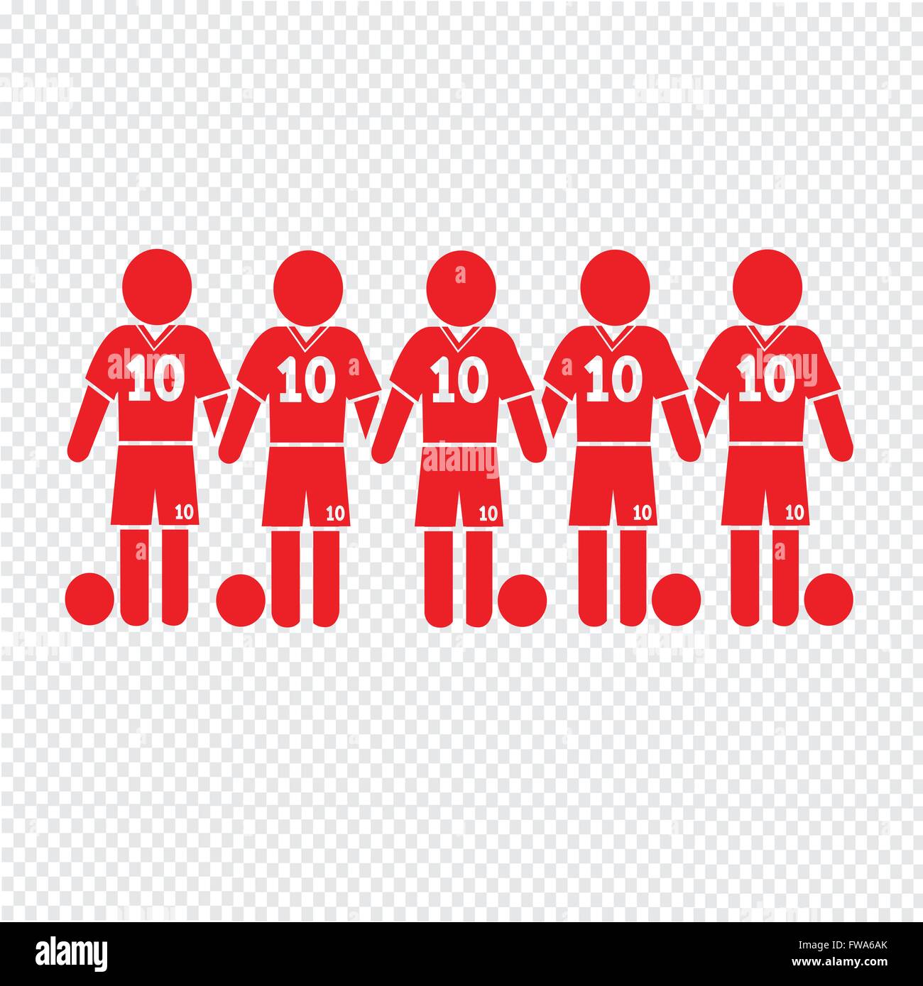 Football Soccer Player Icon Illustration design Stock Vector Image ...