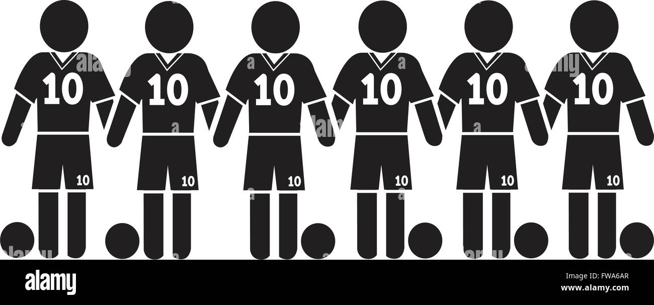 Football Soccer Player Icon Illustration design Stock Vector Image ...
