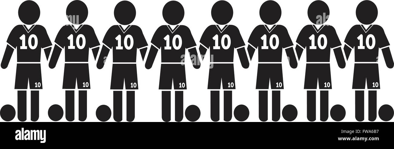 Football Soccer Player Icon Illustration design Stock Vector Image ...
