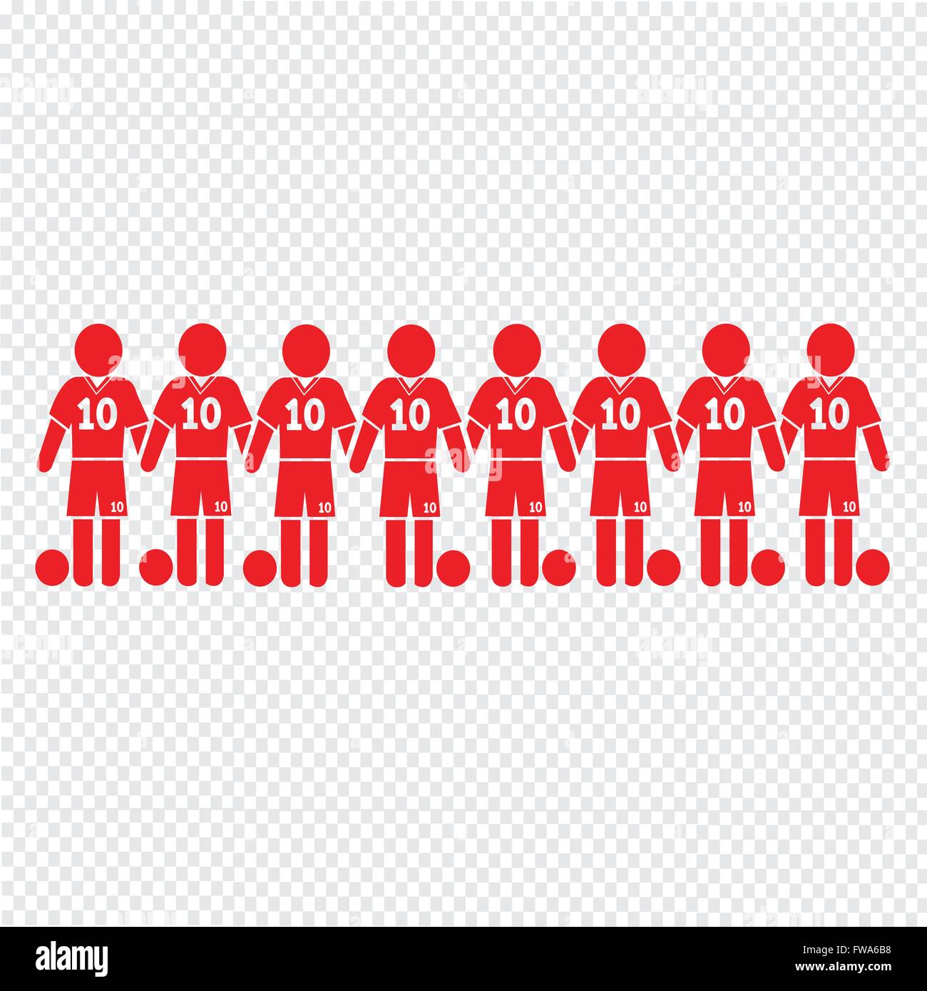 Football Soccer Player Icon Illustration design Stock Vector Image ...