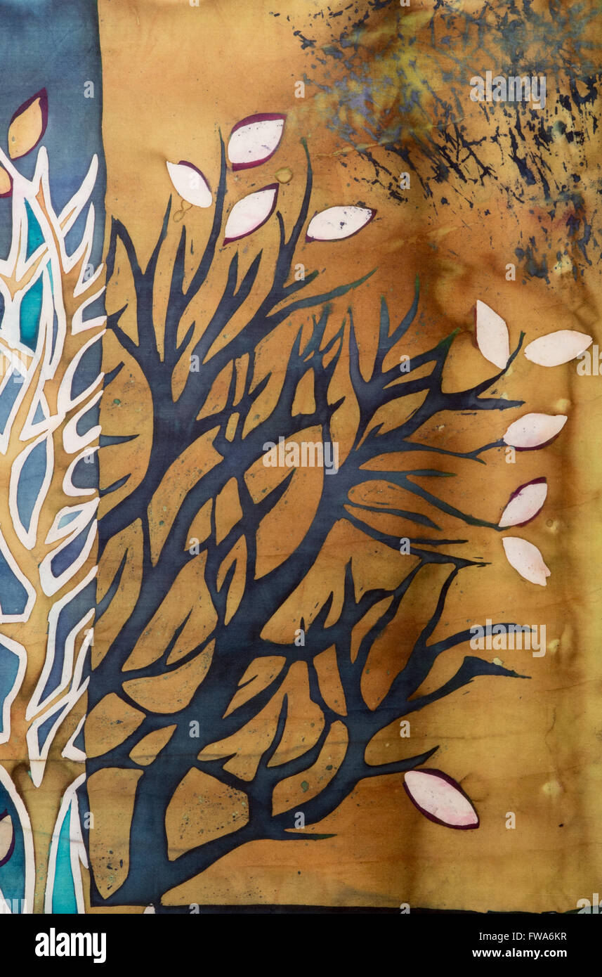 Batik Tree Designs Luxury Pink Aburi Accent African Cushion With Pink