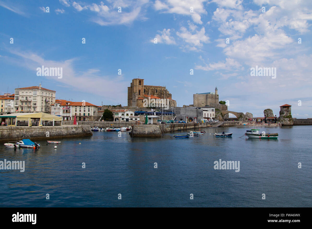 Castro Urdiales town in Cantabria, Spain Stock Photo - Alamy