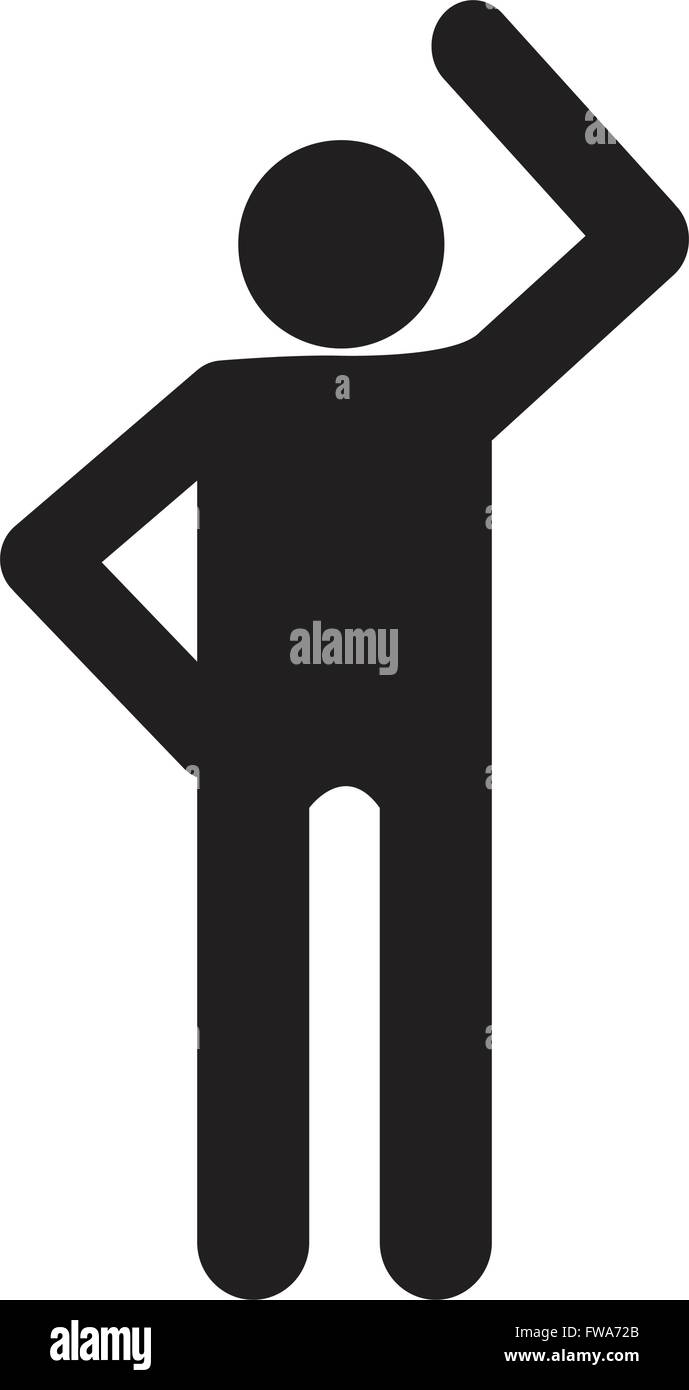 Human Action Poses Icon Illustration design Stock Vector Image & Art ...