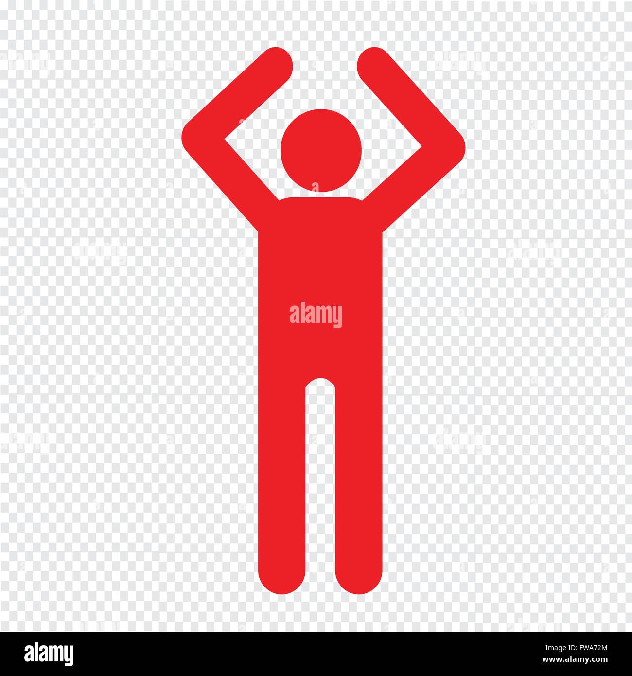 Human Action Poses Icon Illustration design Stock Vector Image & Art ...