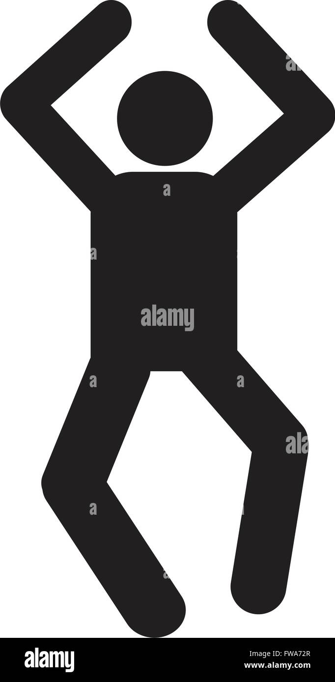 Human Action Poses Icon Illustration design Stock Vector Image & Art ...