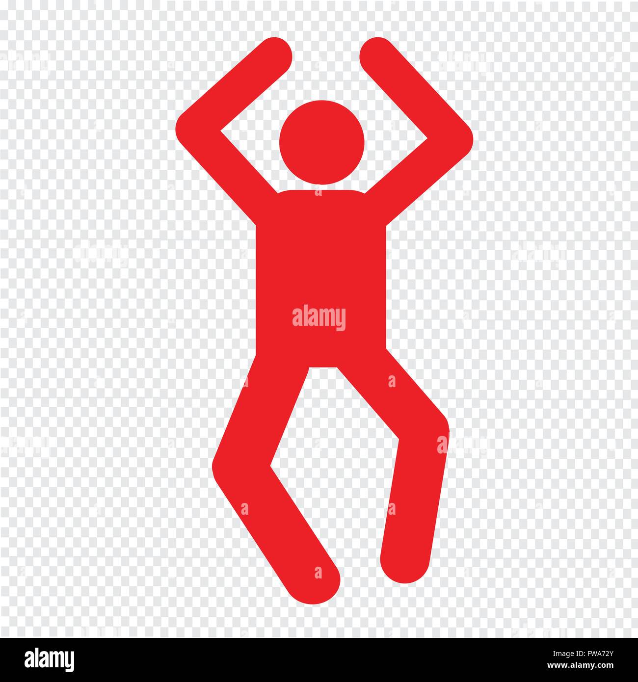 Human Action Poses Icon Illustration design Stock Vector Image & Art ...