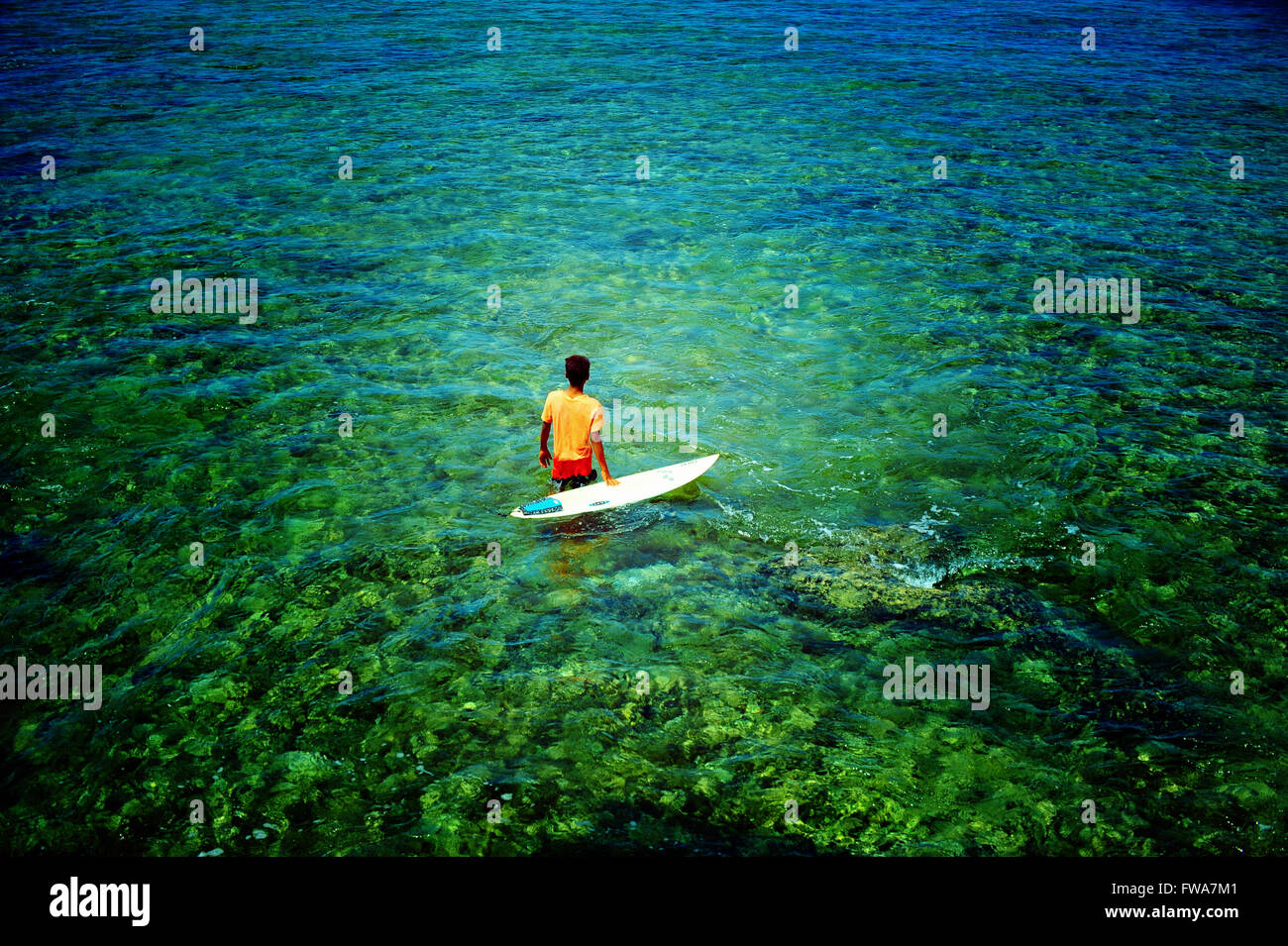 Surf Spot Cloud 9, Siargao Island, Philippines Stock Photo - Alamy