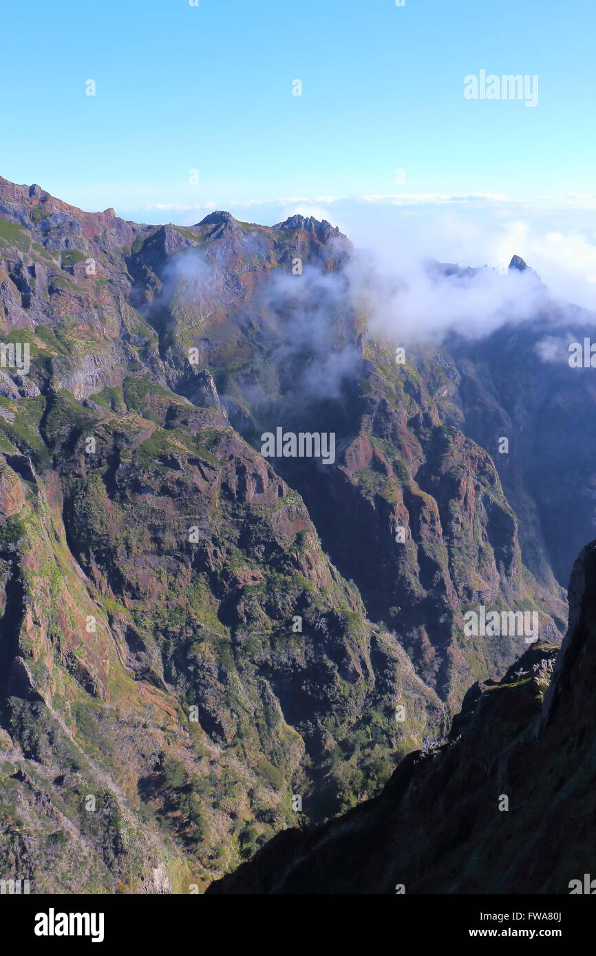 Madeira volcanic crests hi-res stock photography and images - Alamy