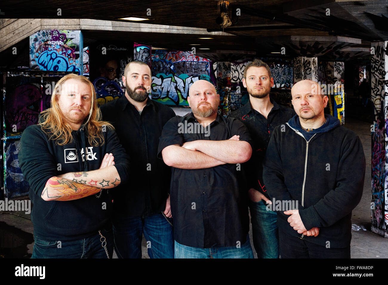 'The Darker My Horizon' UK Rock Band Stock Photo - Alamy