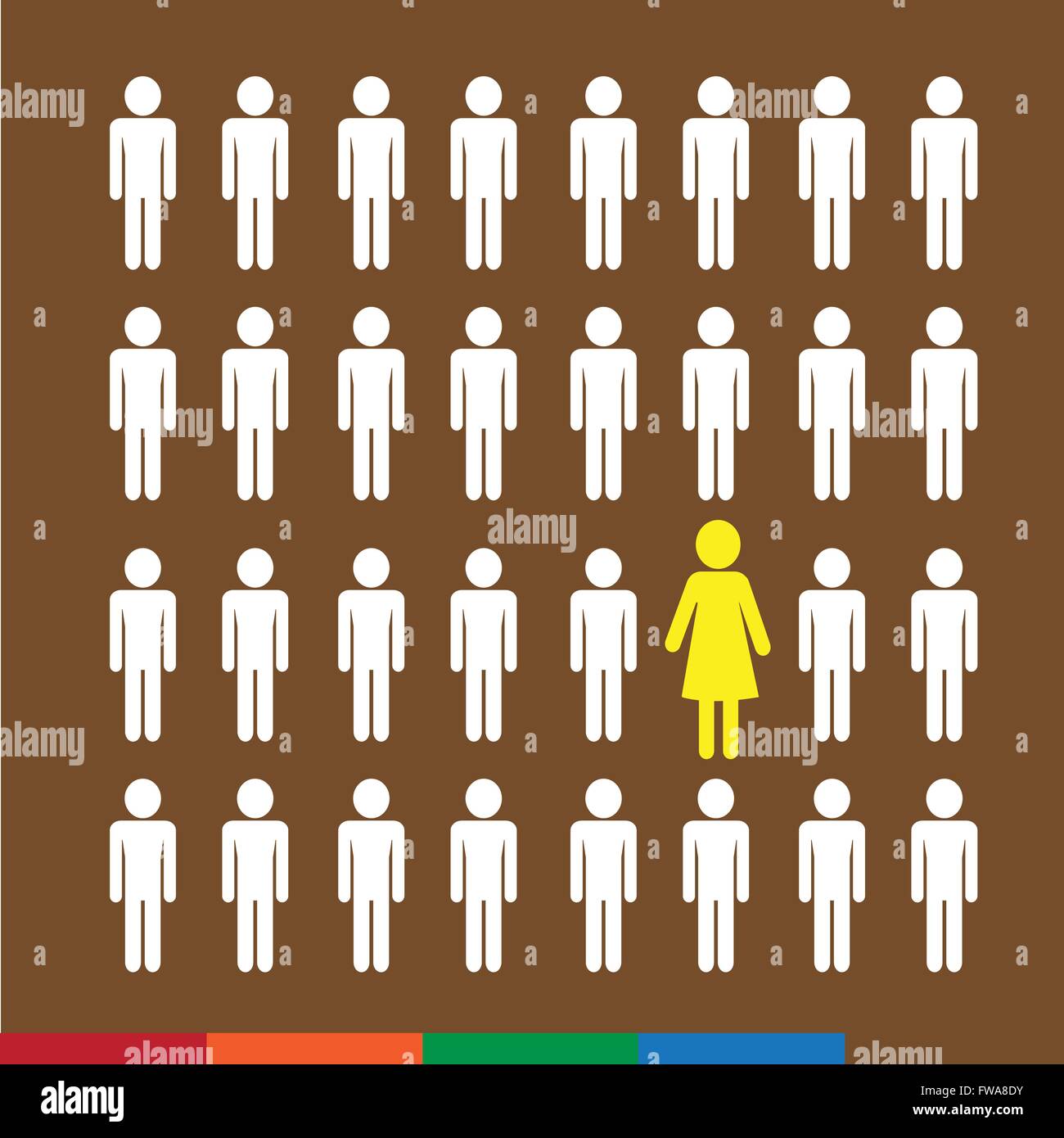 people icon think different Illustration design Stock Vector Image ...