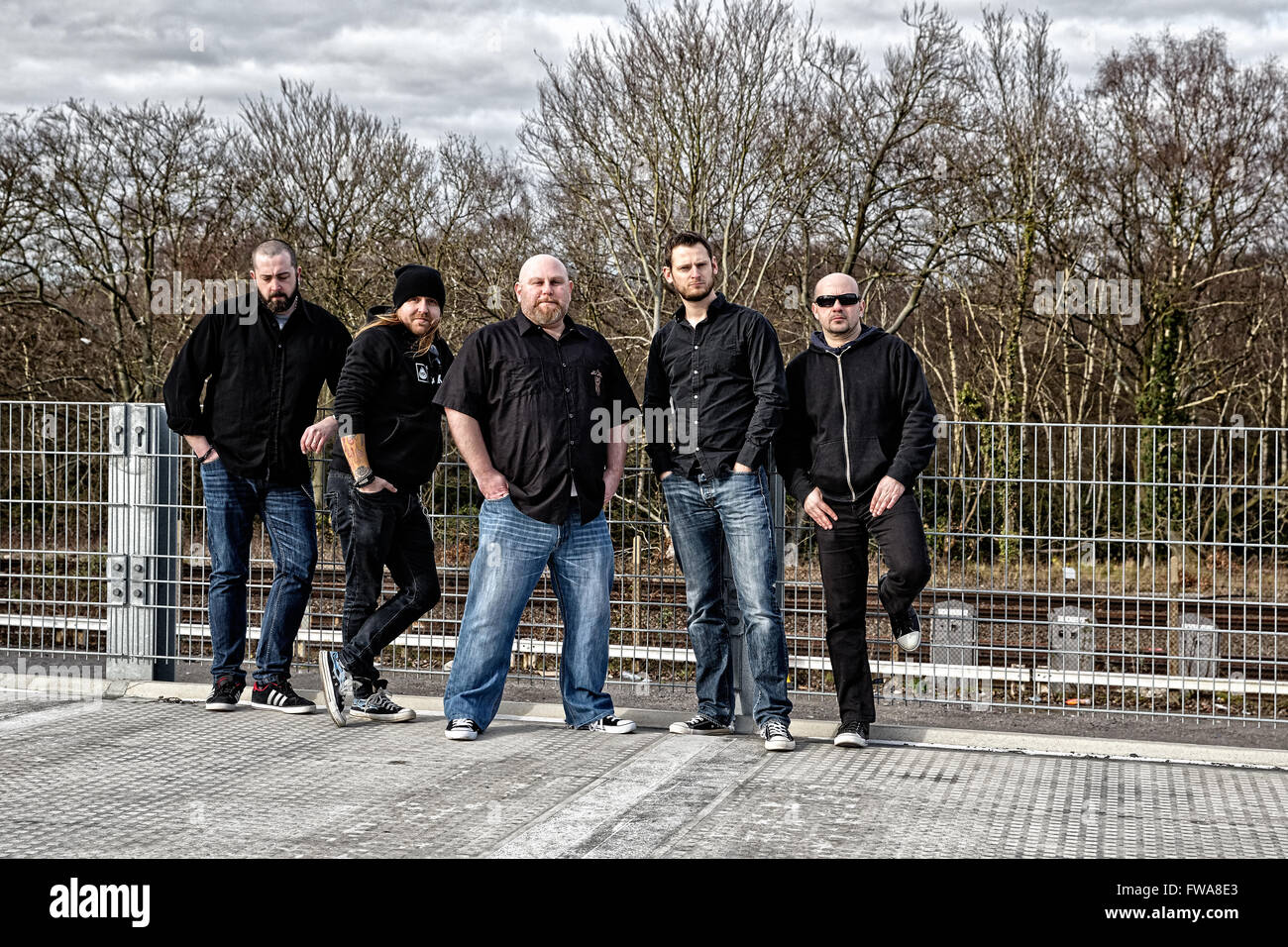 'The Darker My Horizon' UK Rock Band Stock Photo - Alamy