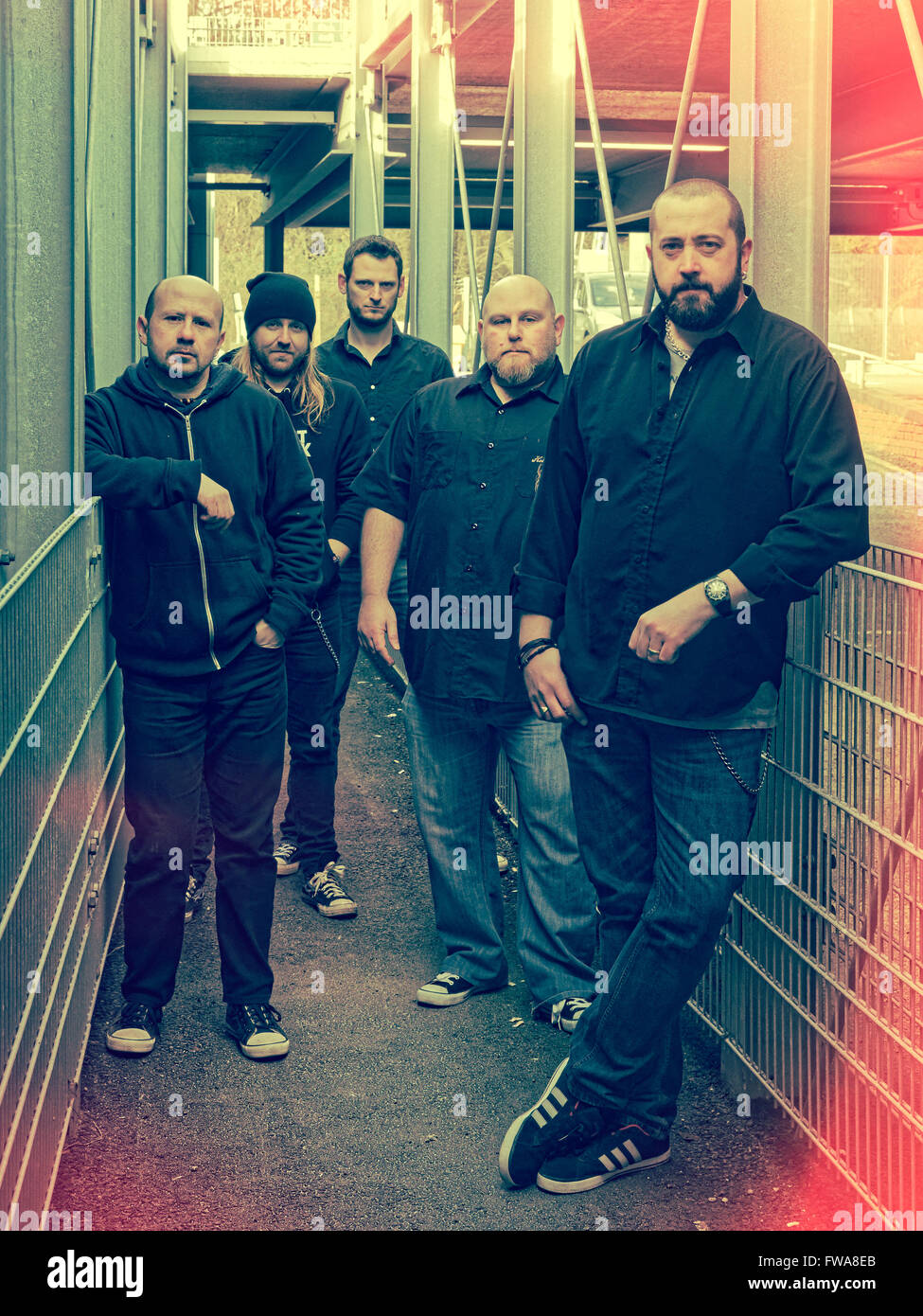 'The Darker My Horizon' UK Rock Band Stock Photo - Alamy