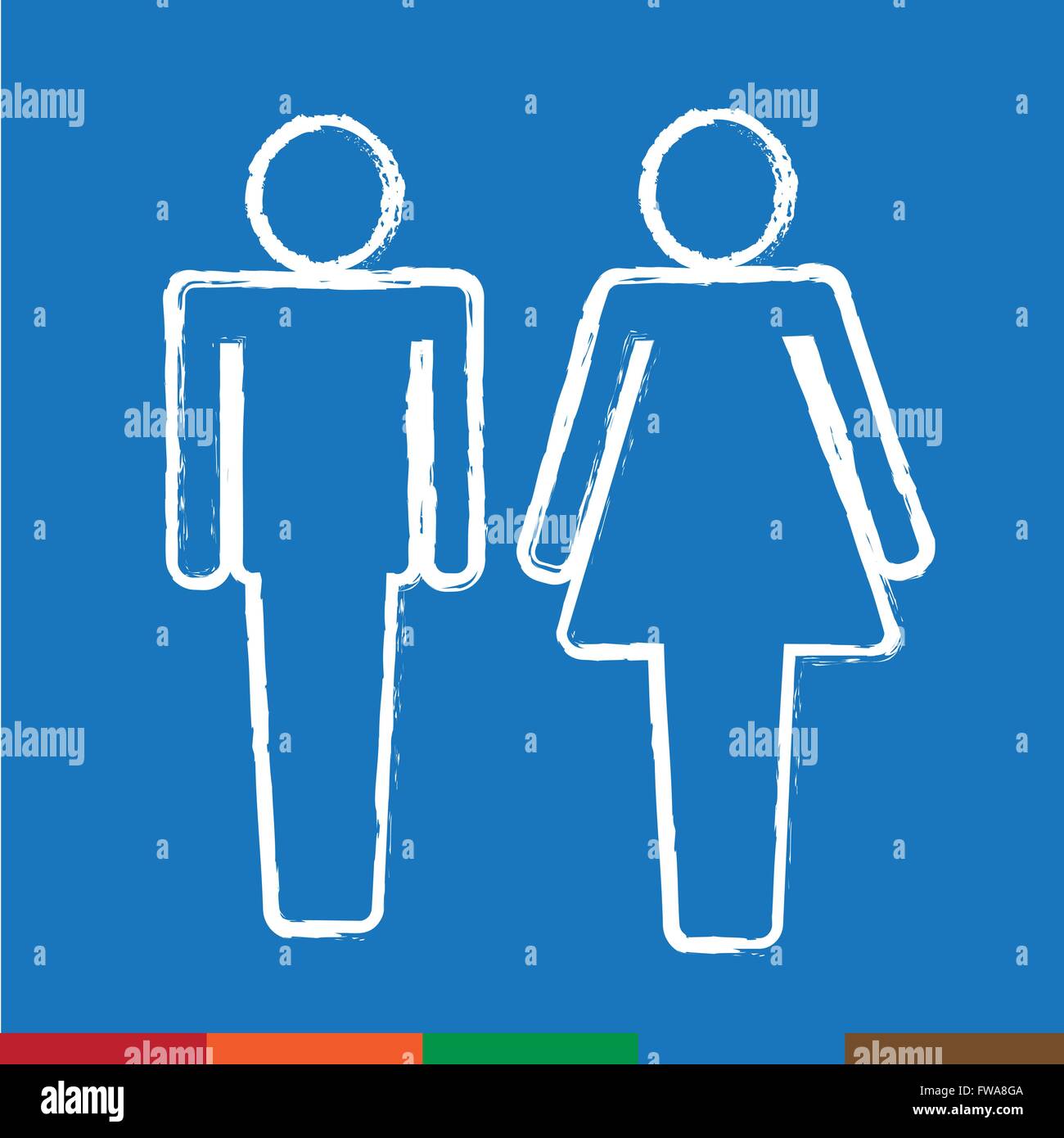 man and lady People icon Illustration design Stock Vector Image & Art ...