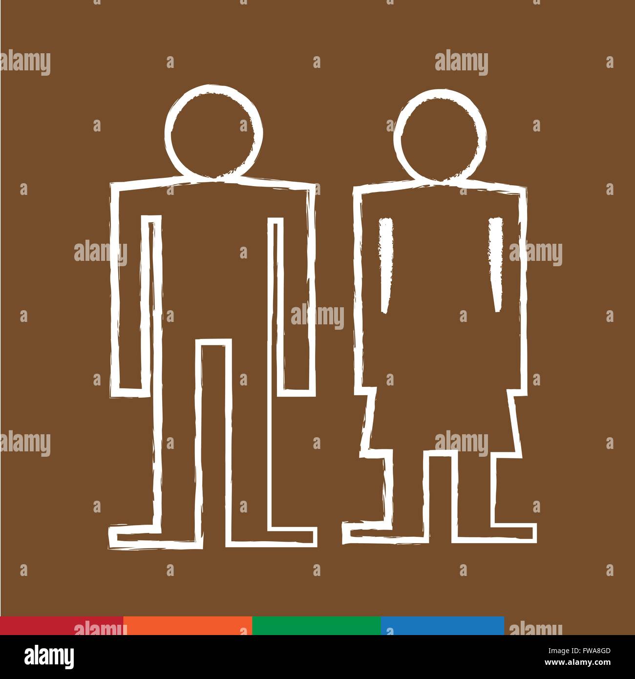 man and lady People icon Illustration design Stock Vector Image & Art ...