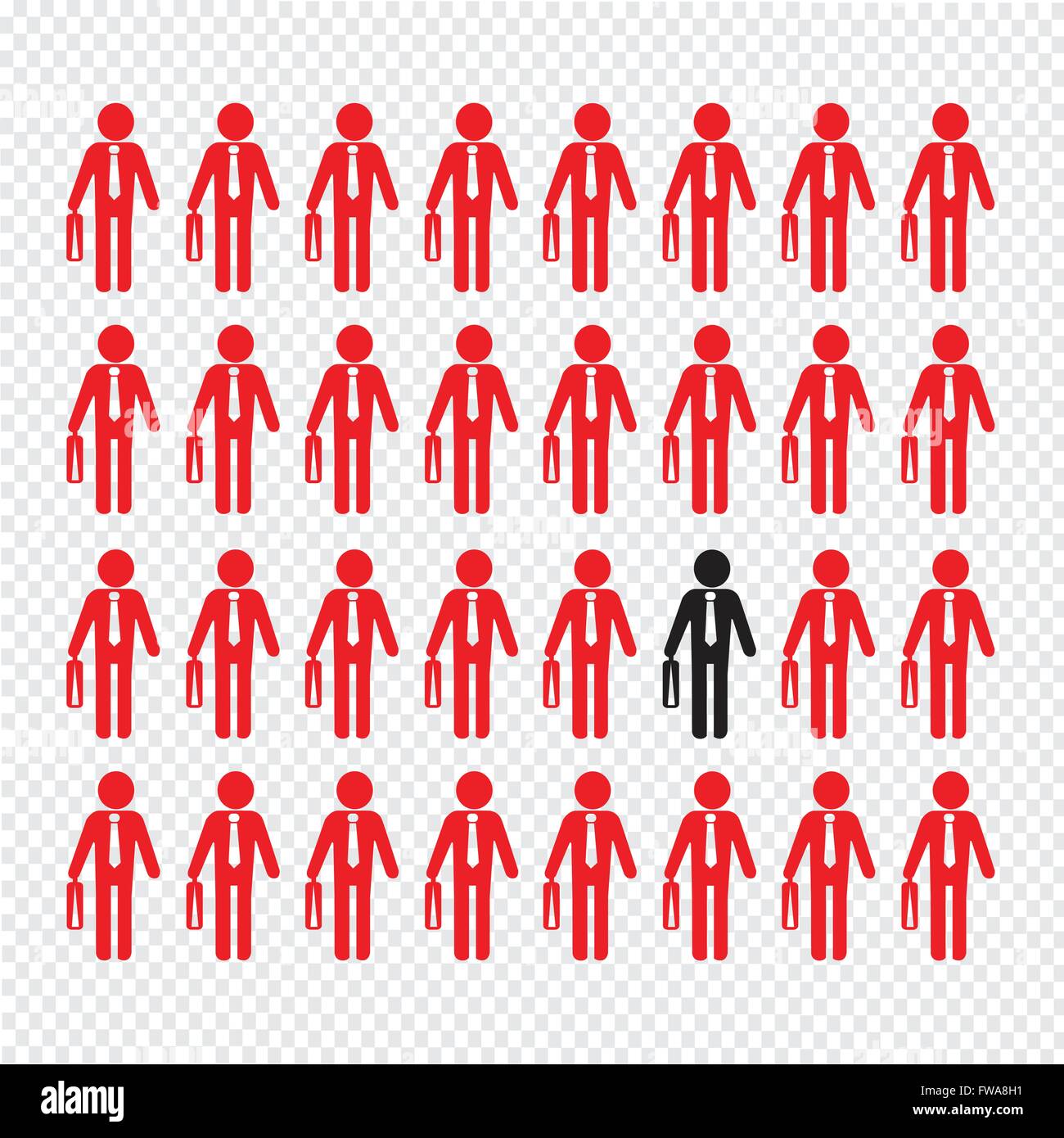 people icon think different Illustration design Stock Vector Image ...