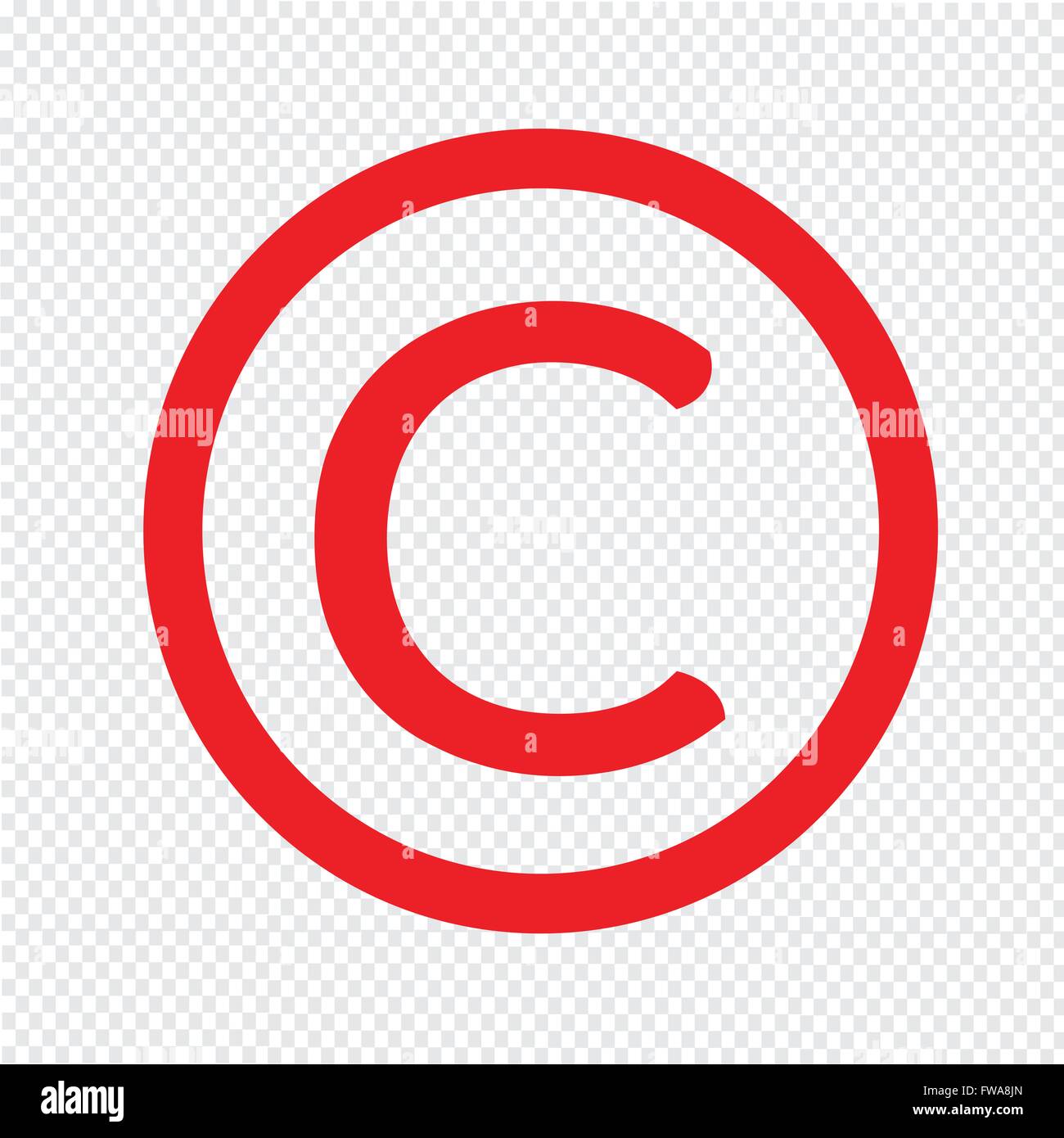 copyright symbol icon Illustration design Stock Vector Image & Art - Alamy