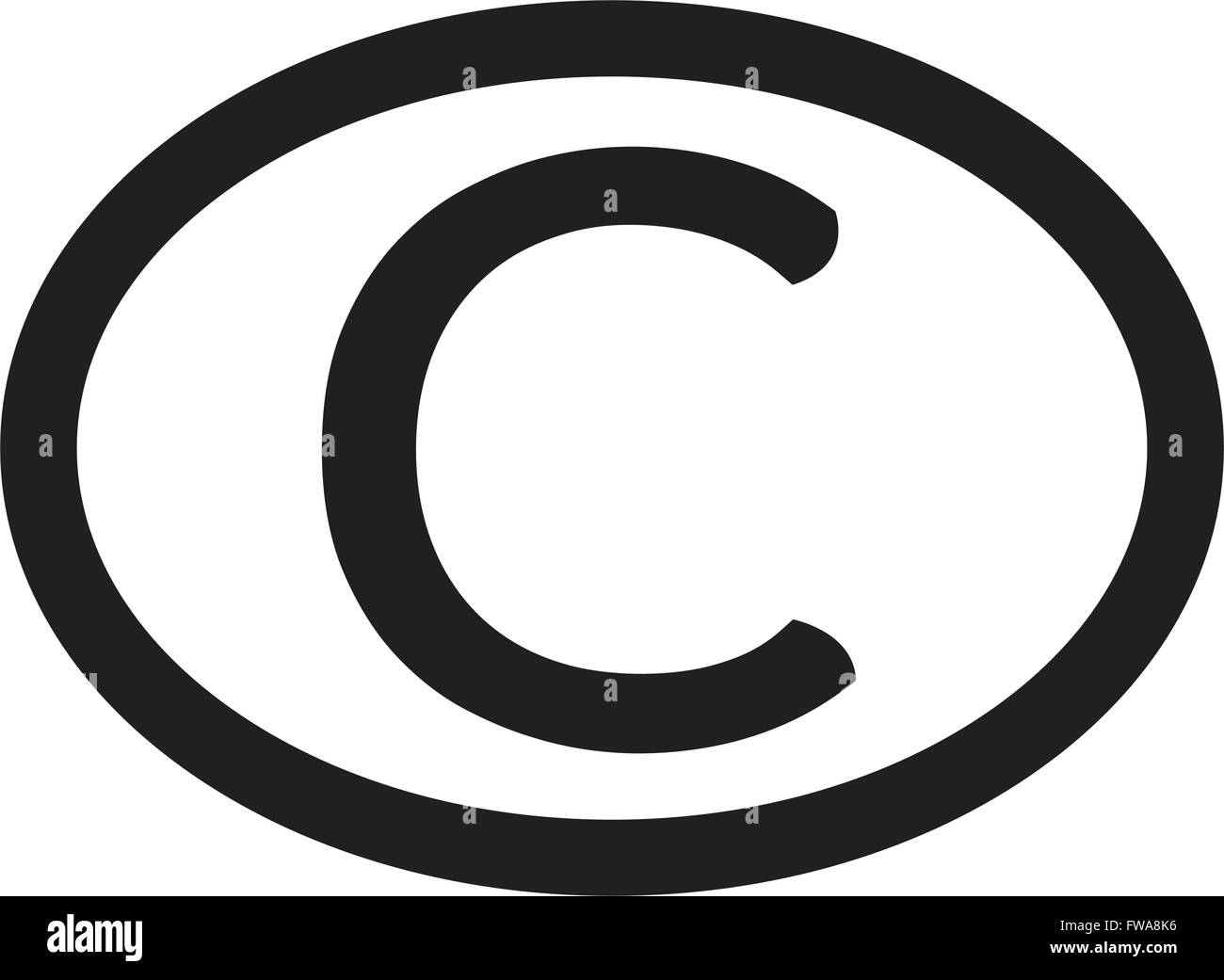 copyright symbol icon Illustration design Stock Vector Image & Art - Alamy