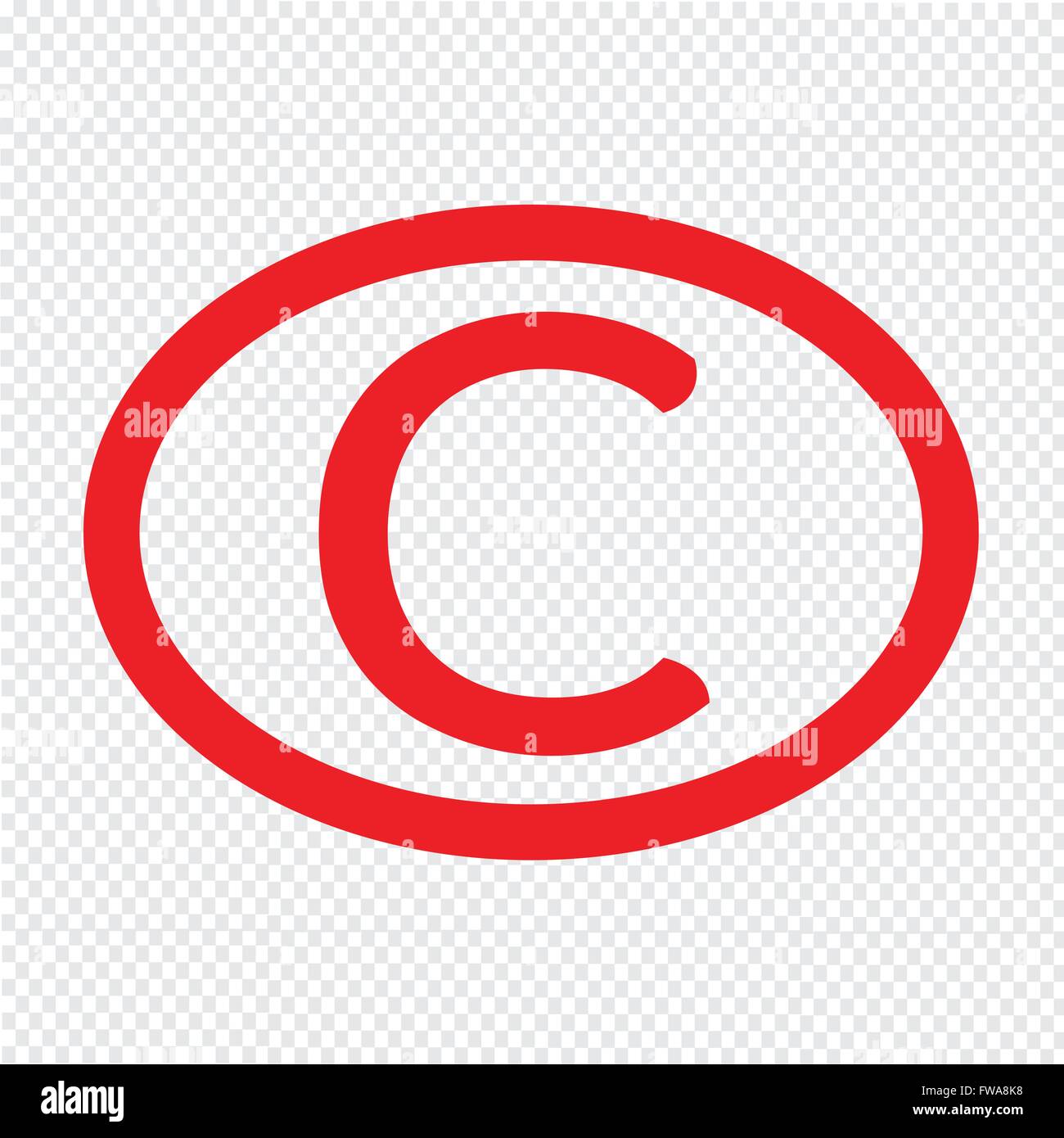 copyright symbol icon Illustration design Stock Vector Image & Art - Alamy