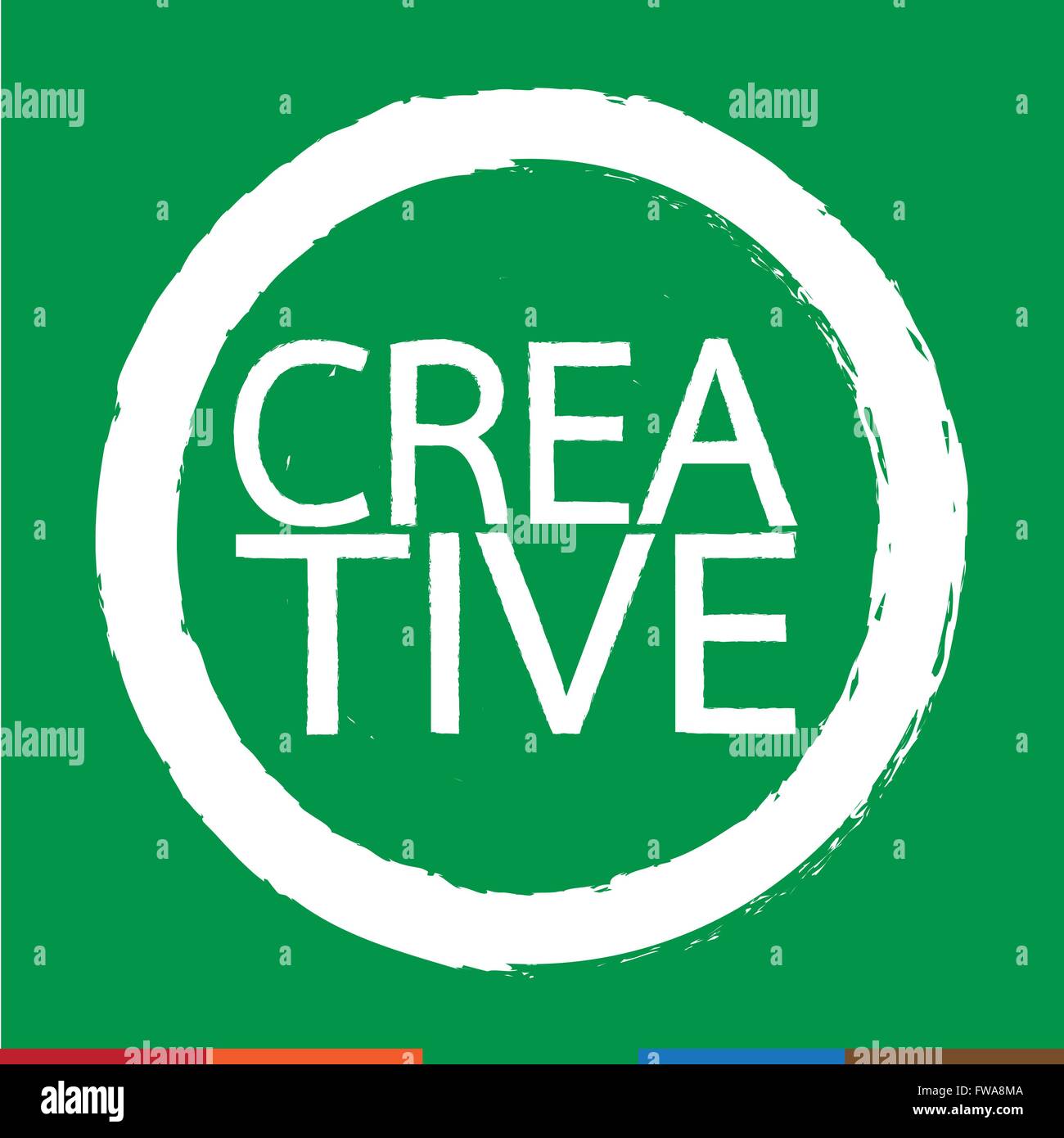 Creative word Illustration design Stock Vector Image & Art - Alamy