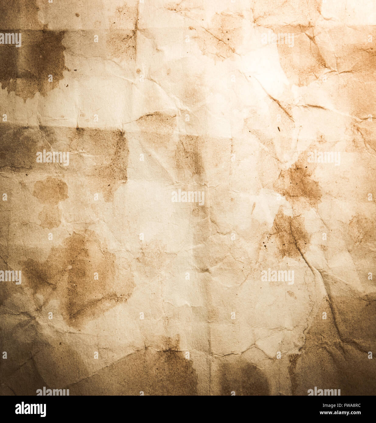 Old crumpled paper Stock Photo - Alamy