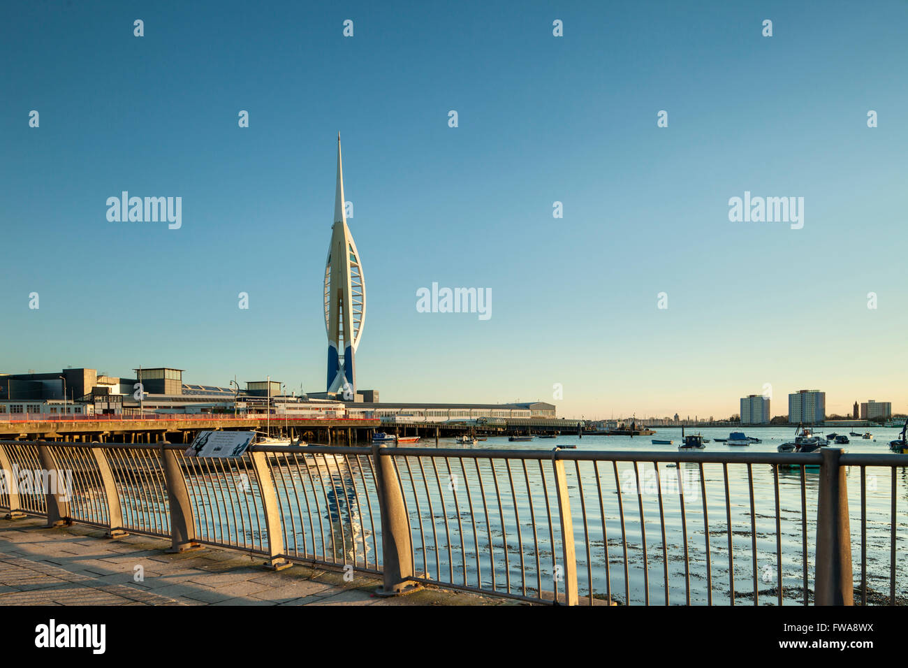 Spinnaker tower sunset hi-res stock photography and images - Alamy