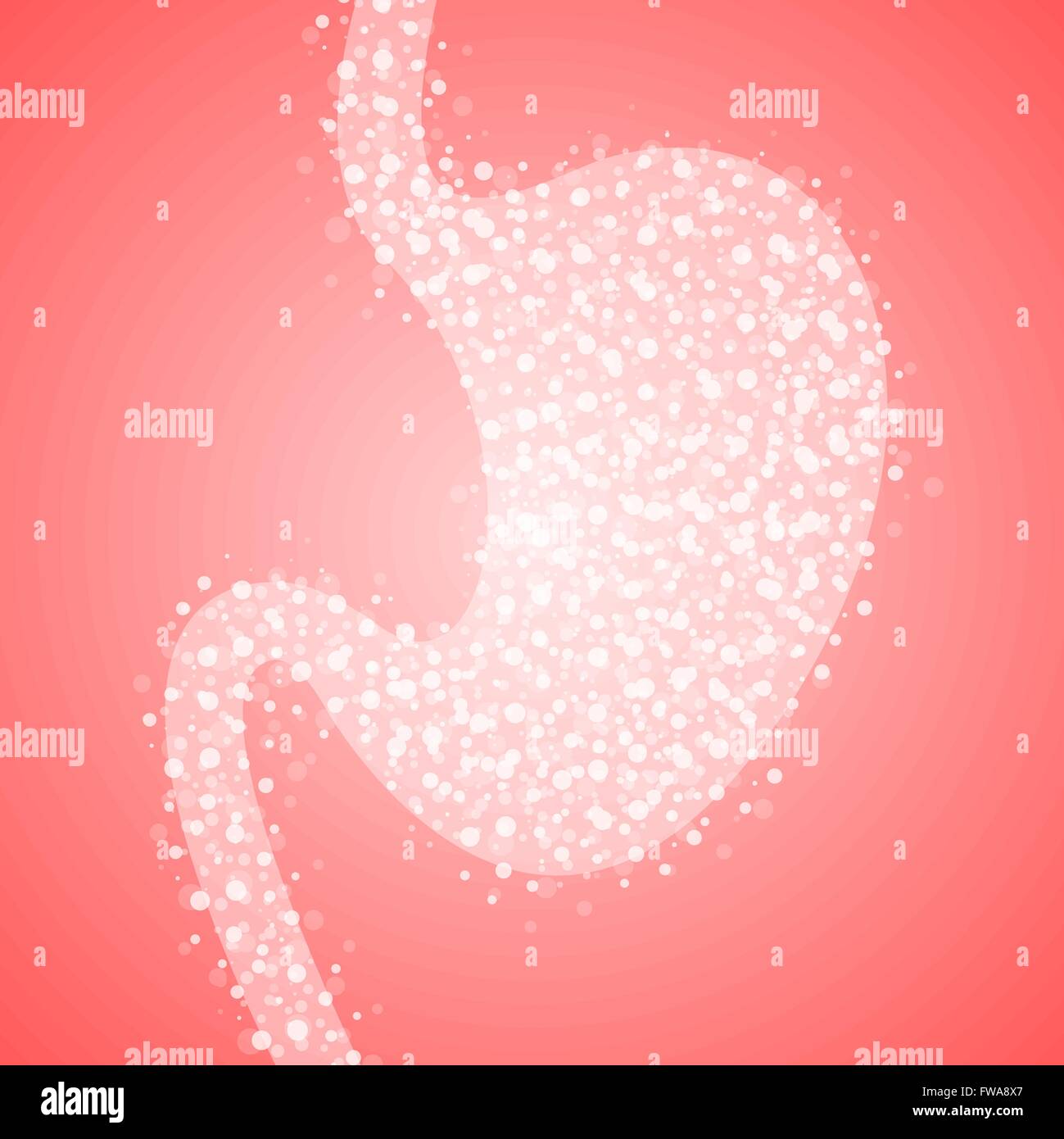 Illustration digestive system in Stock Vector Images - Alamy