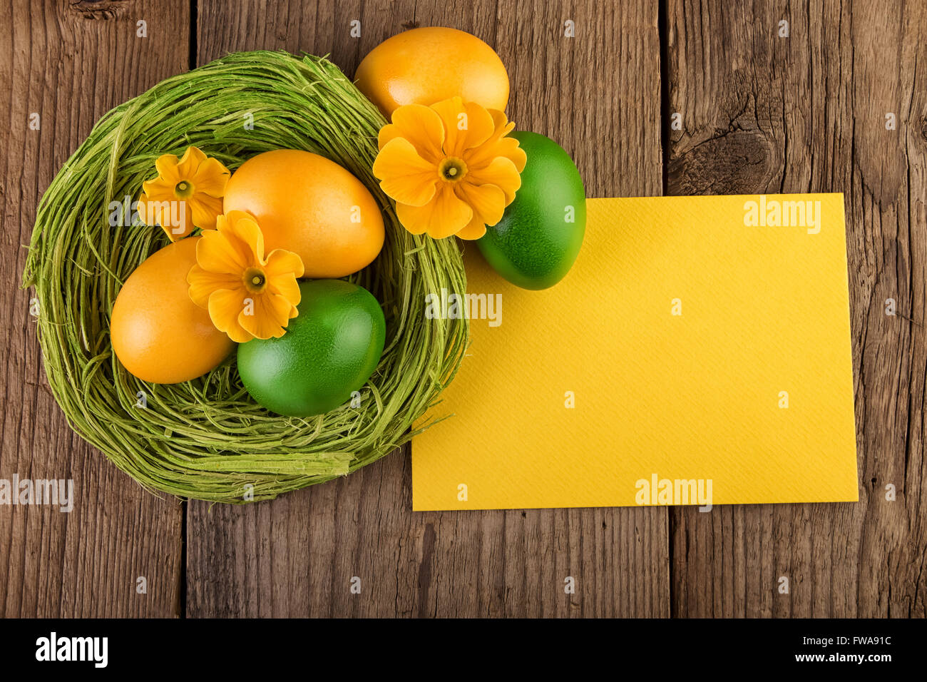 Easter eggs space copy hi-res stock photography and images - Alamy