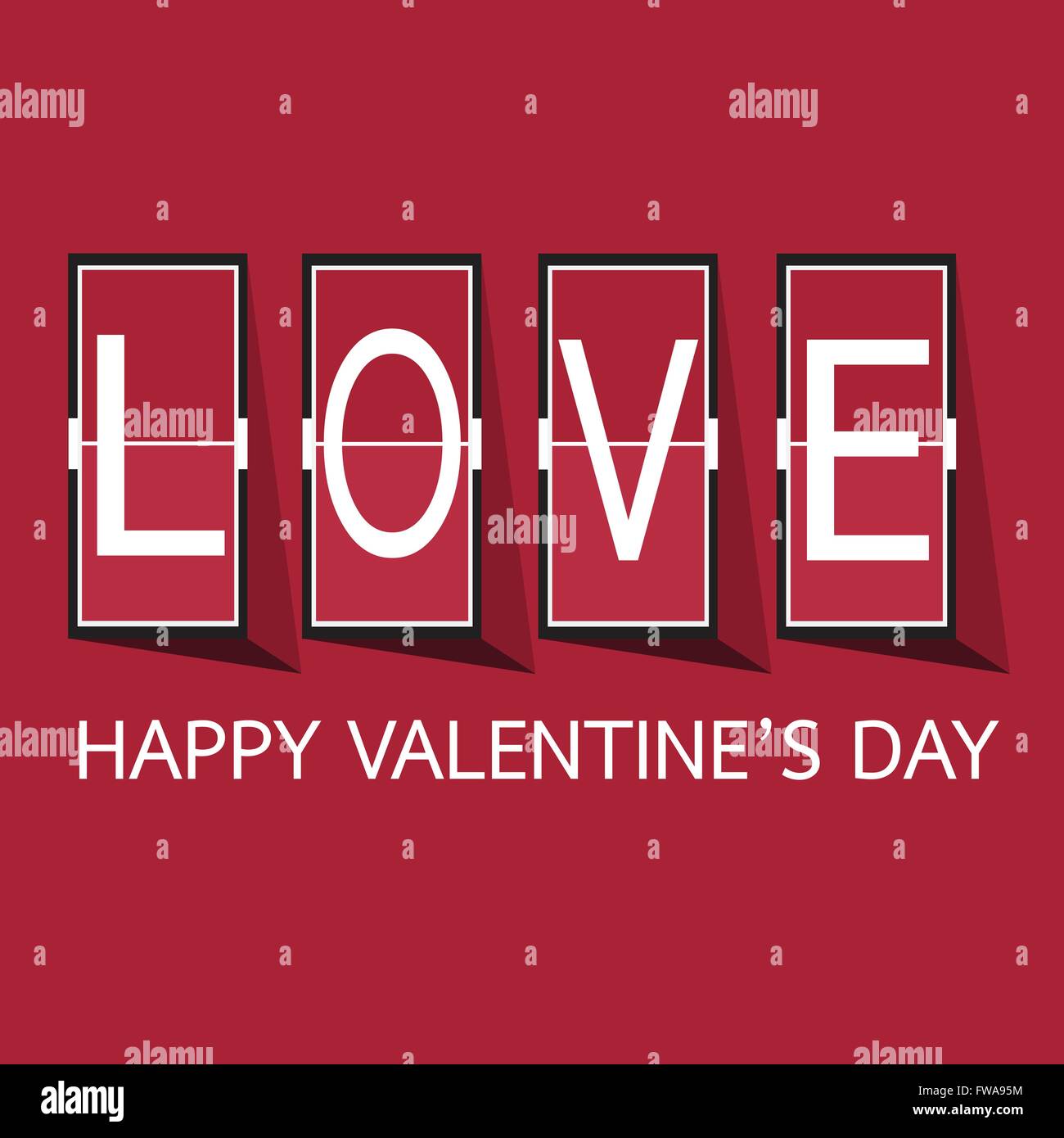 Love Font on mechanical panel letters. Typography, font, type vector ...